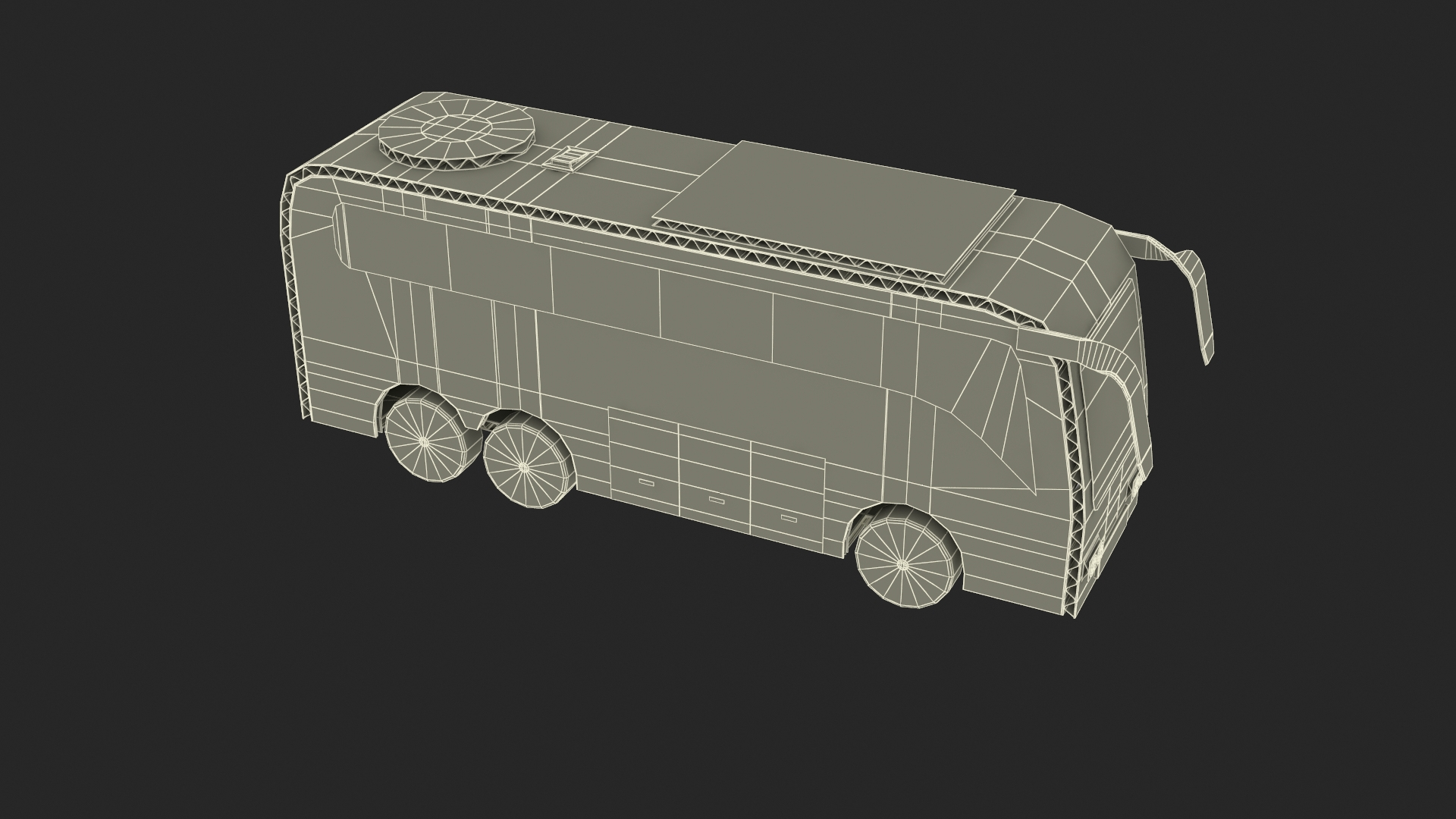 3D Model Cardboard Toy Bus - TurboSquid 2216633