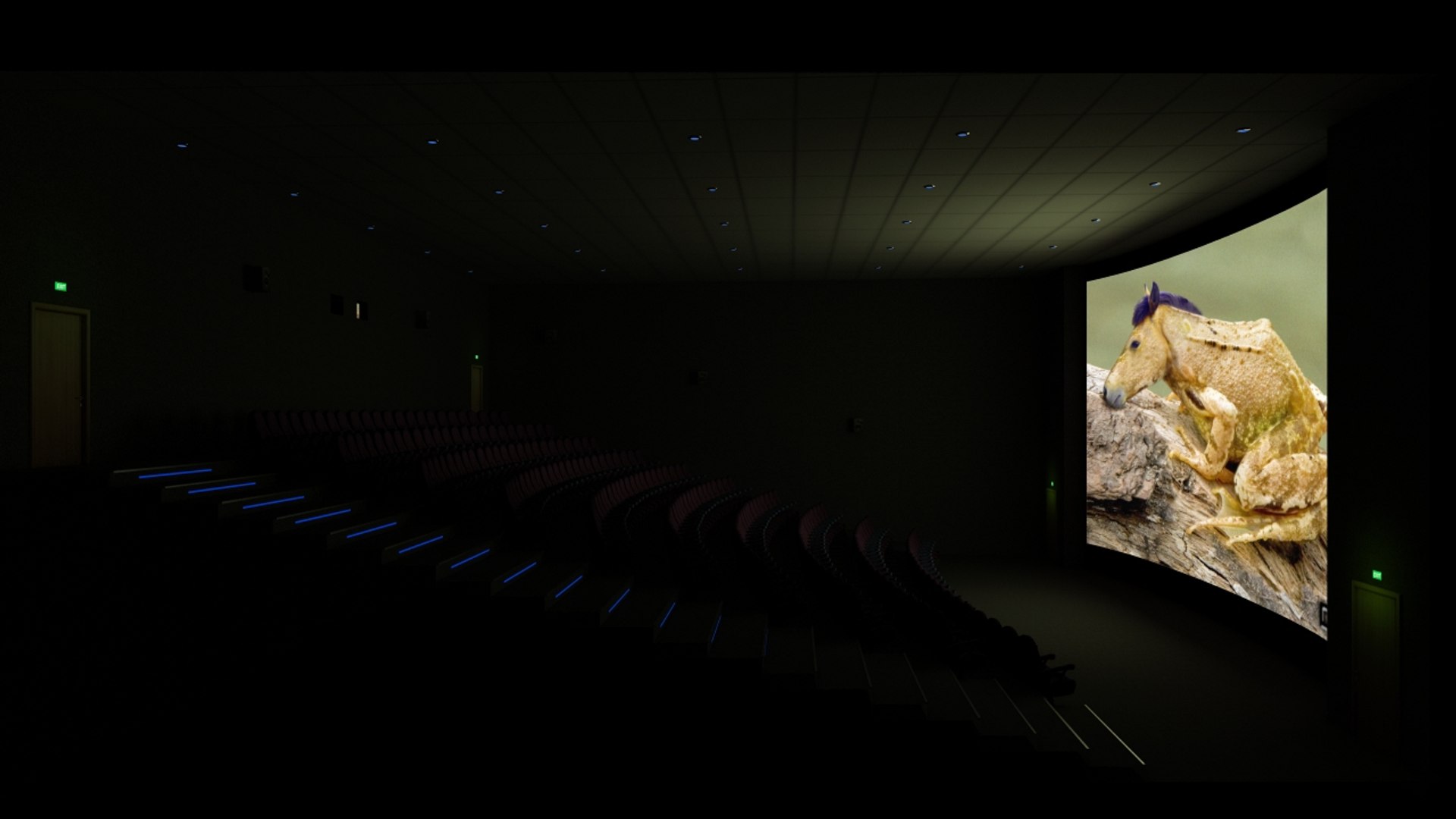3D Cinema Interior - TurboSquid 1202155