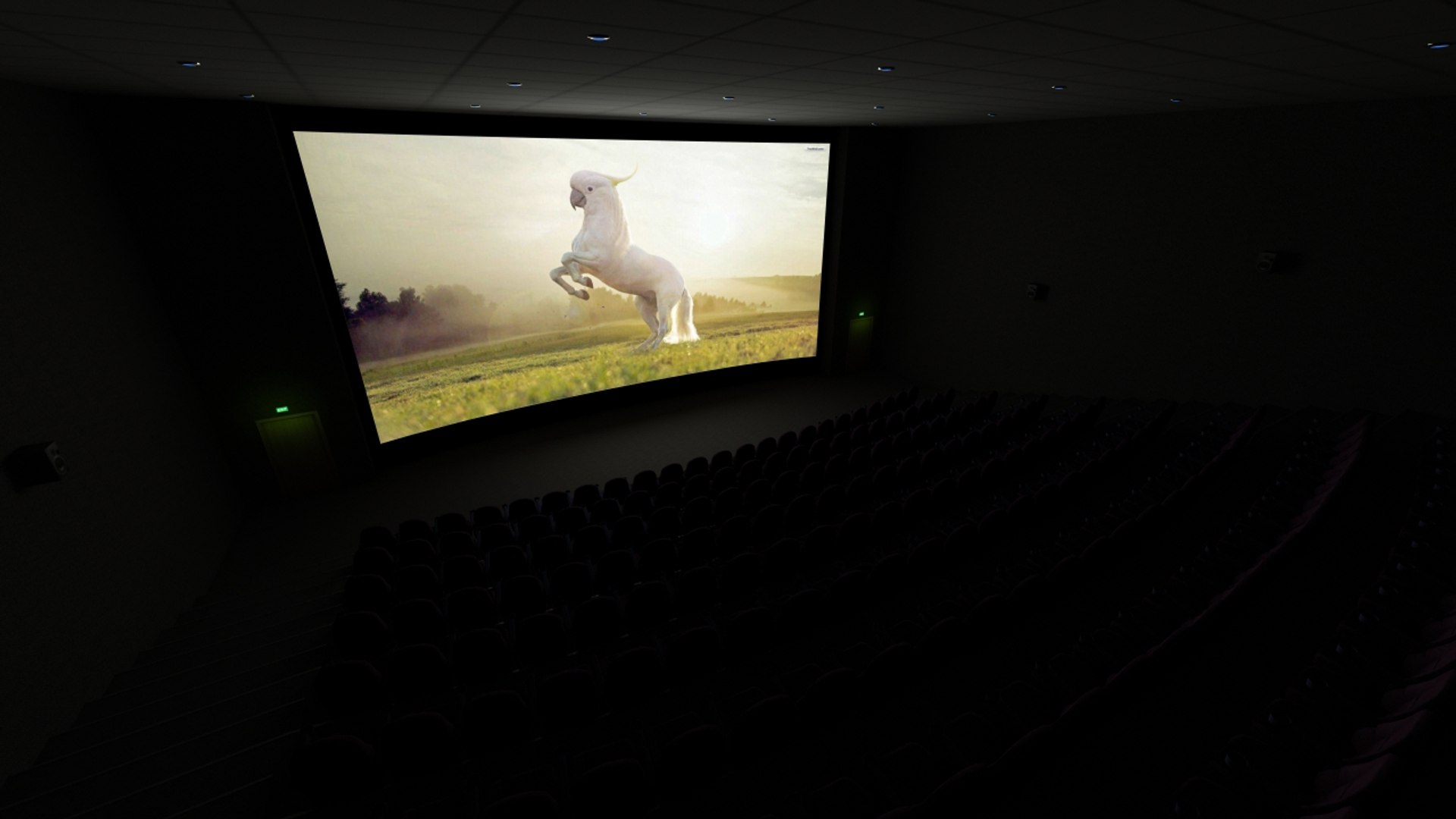 3D Cinema Interior - TurboSquid 1202155