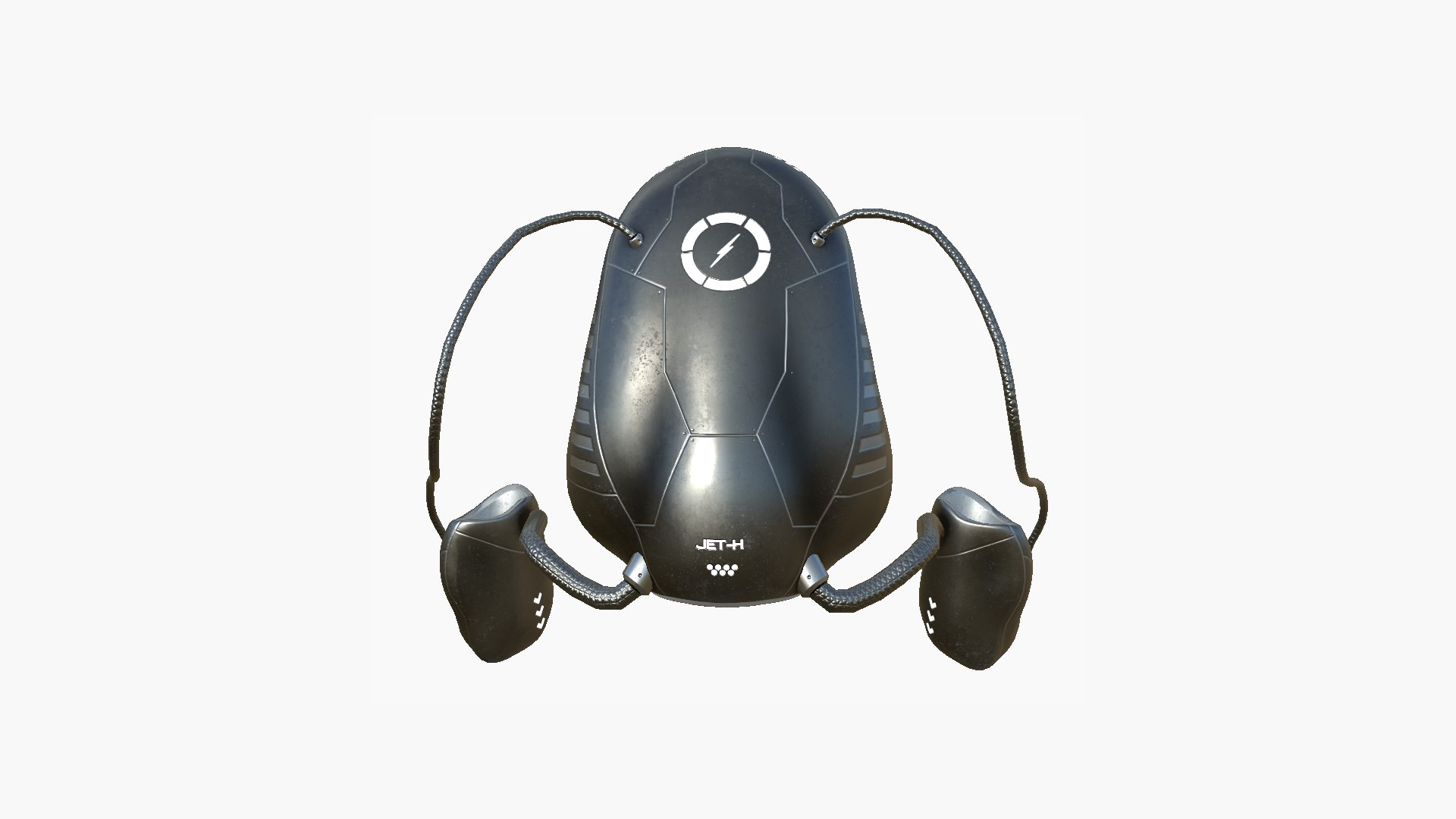 3D Model Jetpack H06 Dark Steel - SciFi Character Design - TurboSquid ...