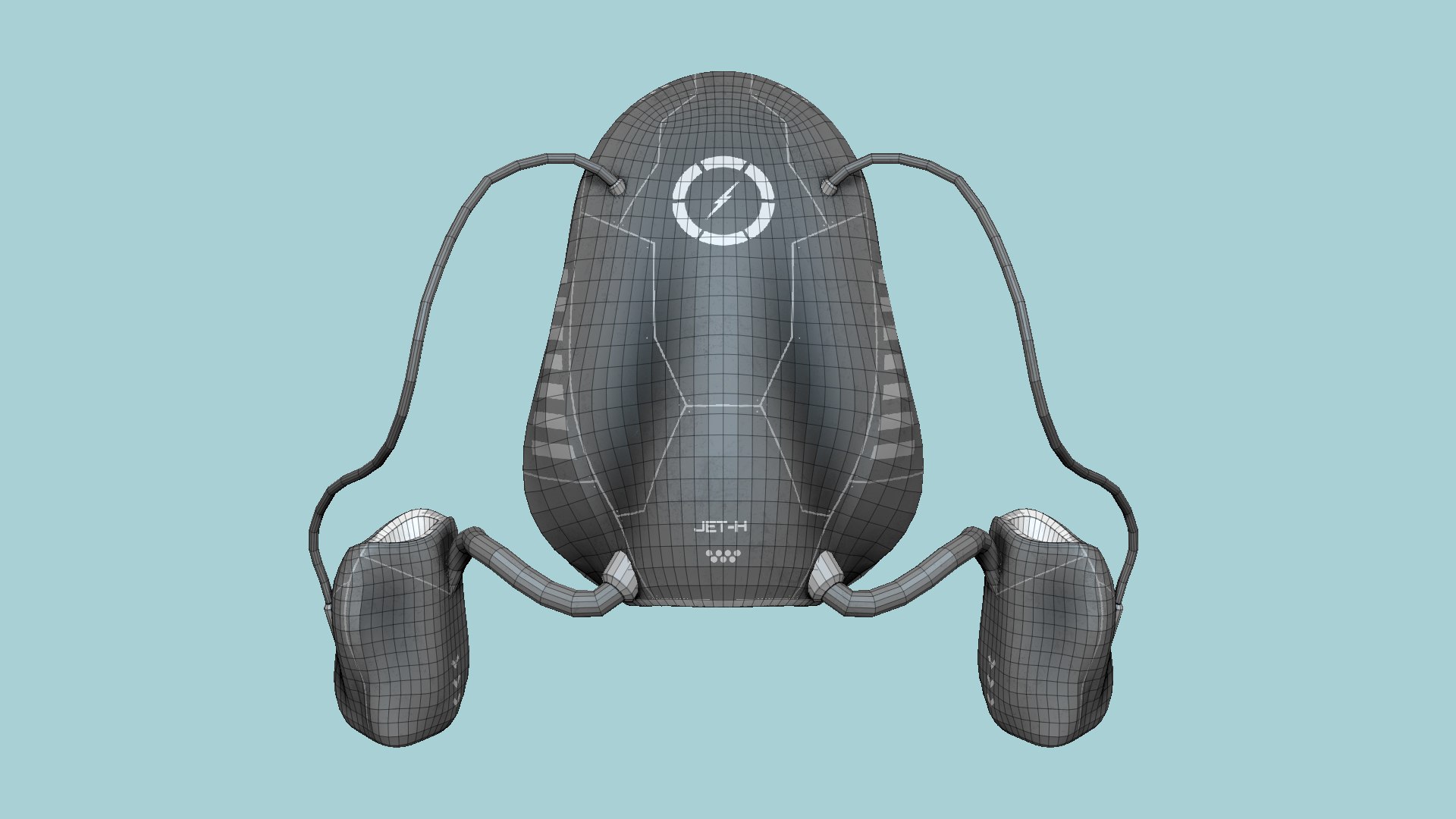 3D Model Jetpack H06 Dark Steel - SciFi Character Design - TurboSquid ...