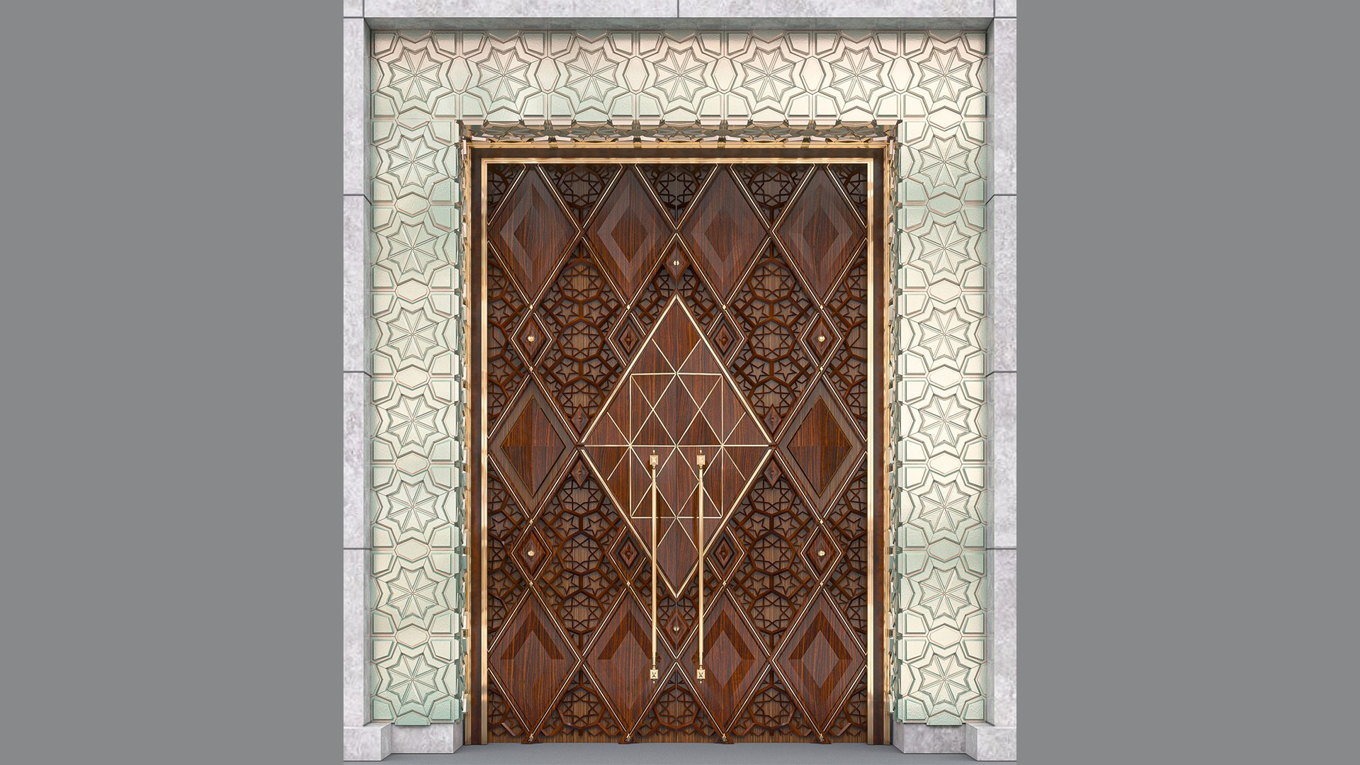 3D Oriental Gate Model - TurboSquid 2181992