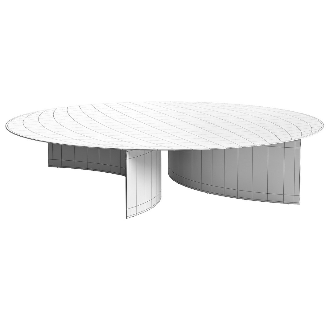 Pierre Flou Table Collection 3D Model - TurboSquid 2273025