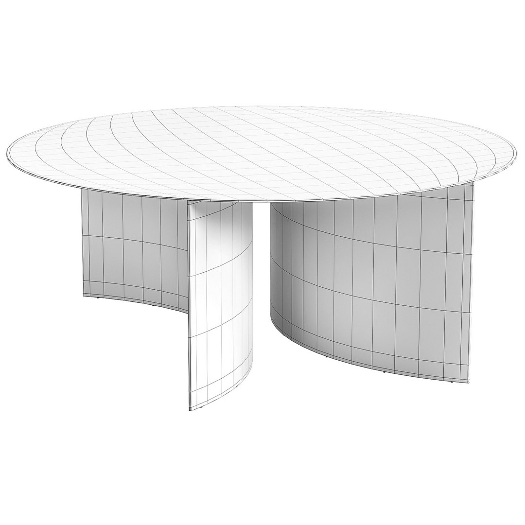 Pierre Flou Table Collection 3D Model - TurboSquid 2273025