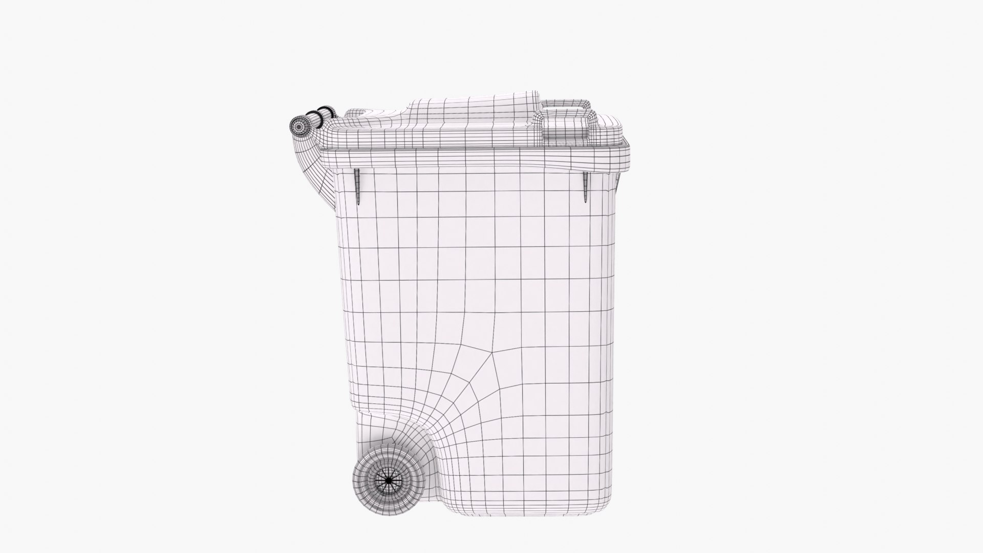 Graffiti Trash Wheelie Bin - PBR 3D Model 3D - TurboSquid 2335281