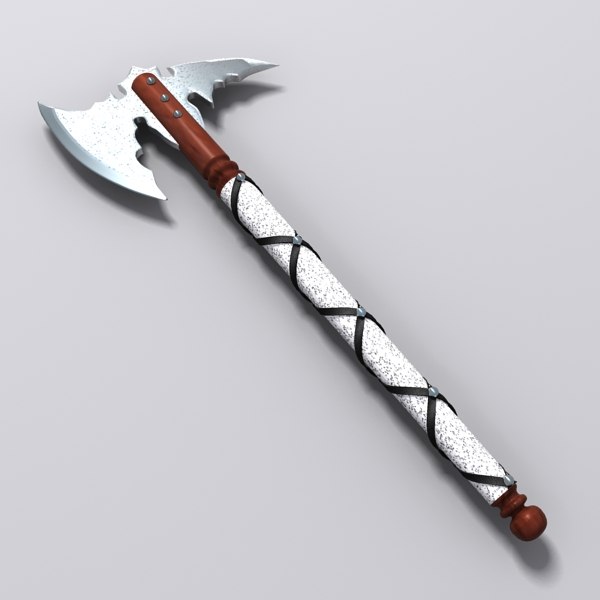 whiteaxe axe 3d model