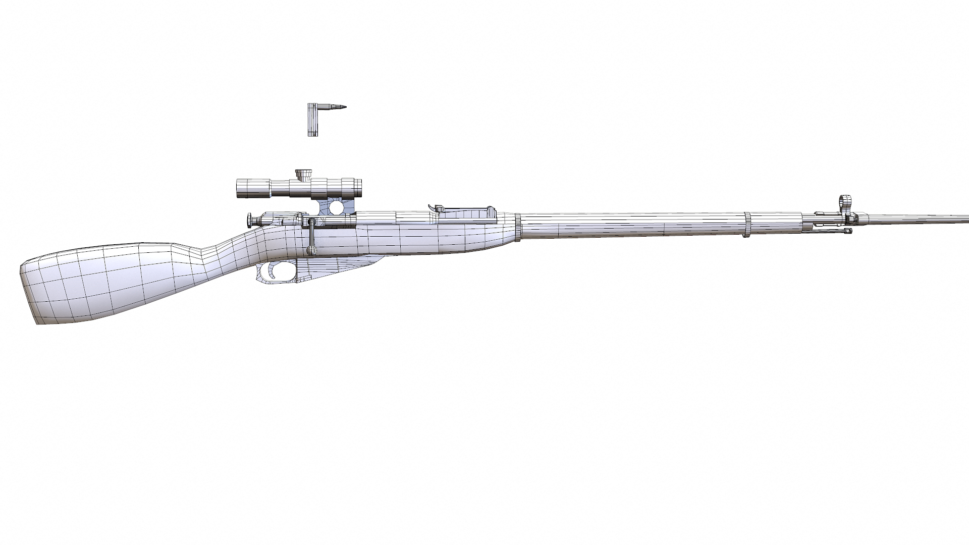 3D Mosin-nagant Rifle Soviet - TurboSquid 1289398