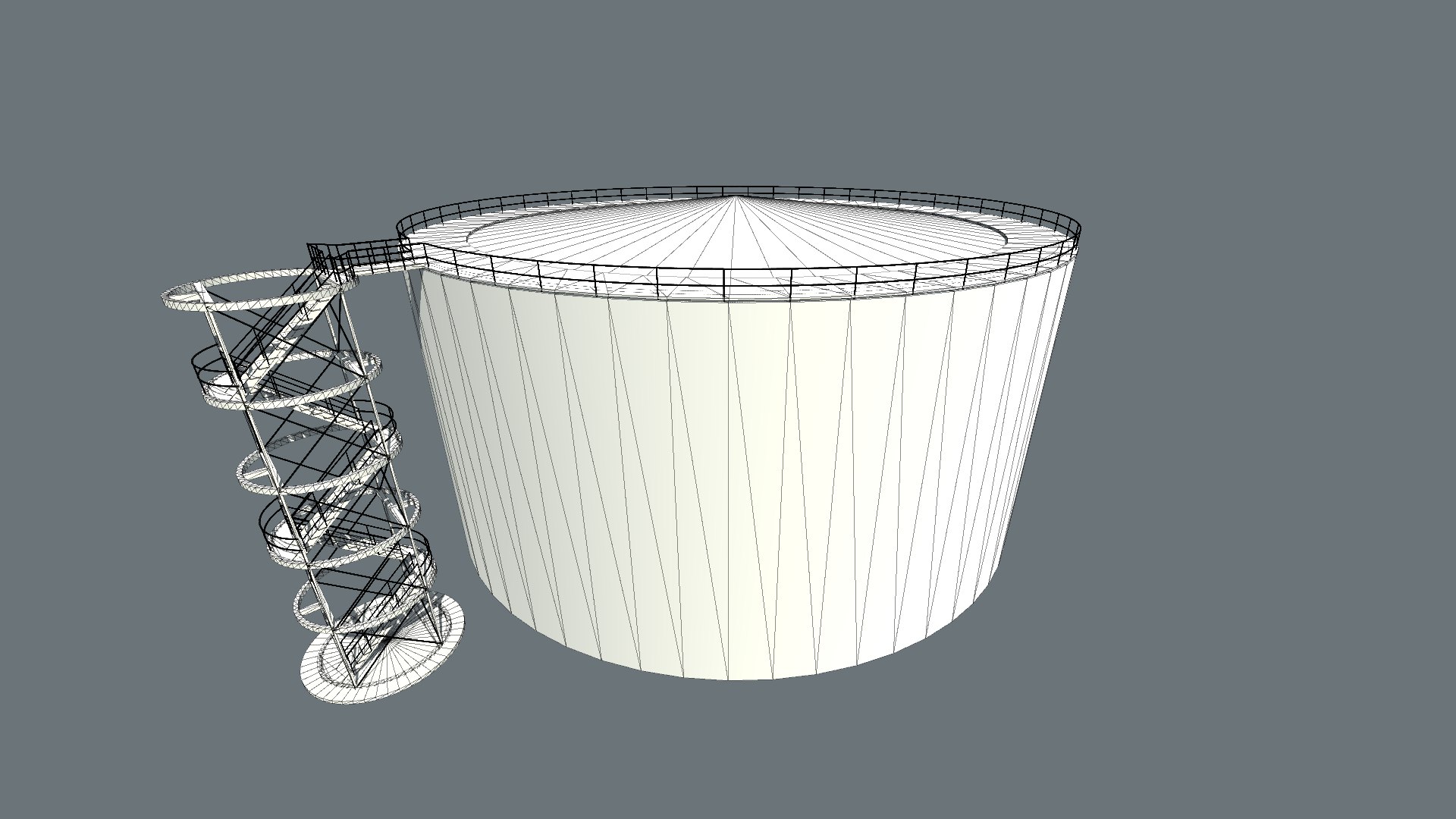 Vertical Tank 2 3D Model - TurboSquid 1750373