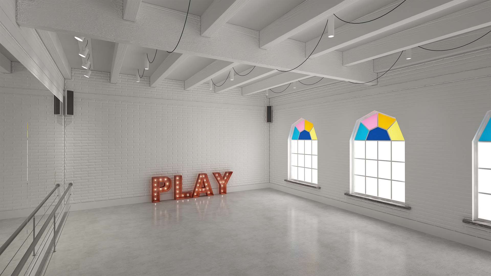 Ballet-Dance Studio-2 3D Model - TurboSquid 1970203