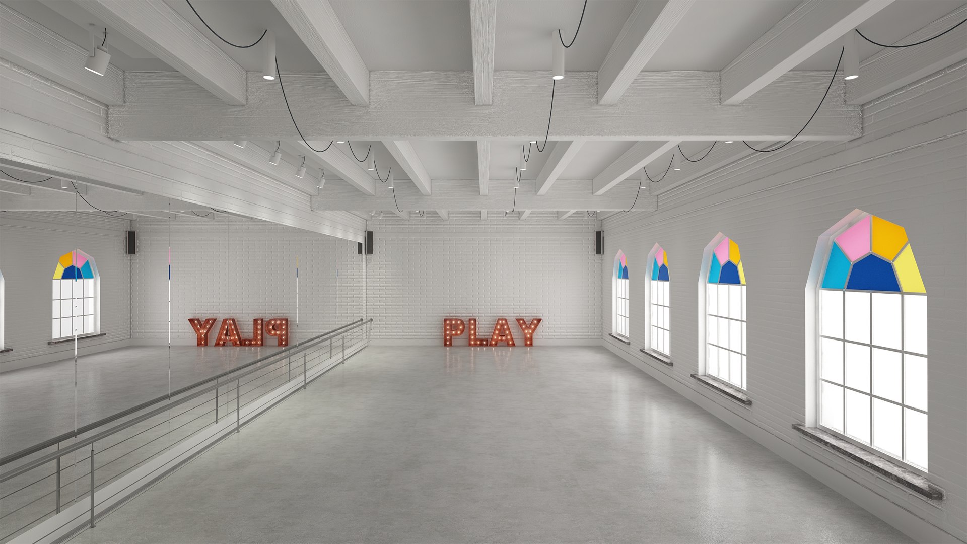 Ballet-Dance Studio-2 3D Model - TurboSquid 1970203