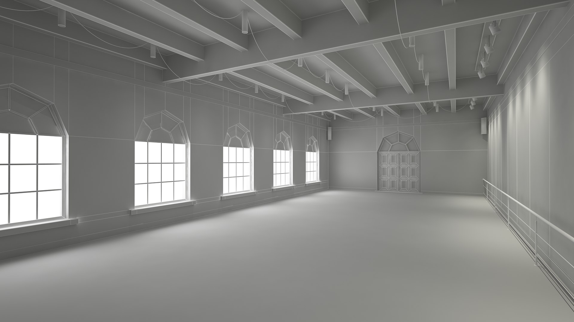 Ballet-Dance Studio-2 3D Model - TurboSquid 1970203
