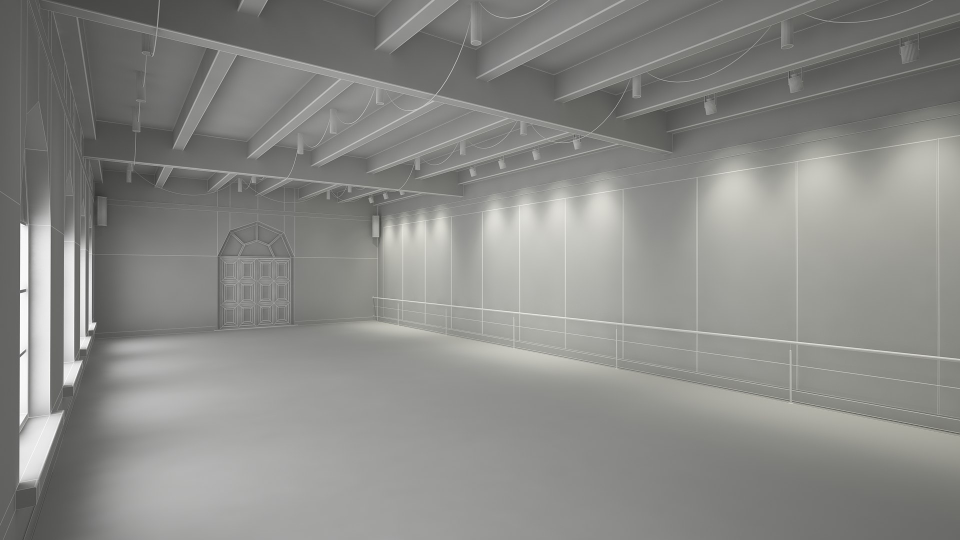 Ballet-Dance Studio-2 3D model - TurboSquid 1970203