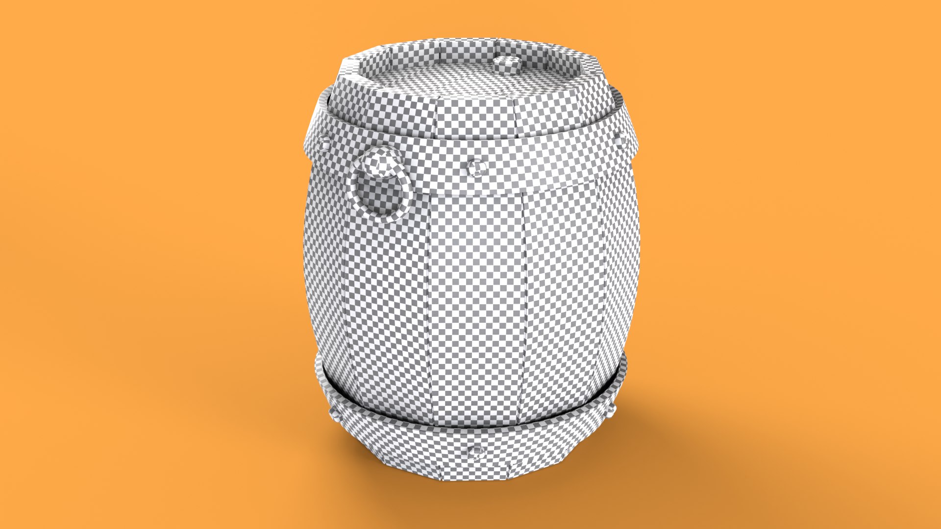 STYLIZED WOODEN BARREL Model - TurboSquid 1825776