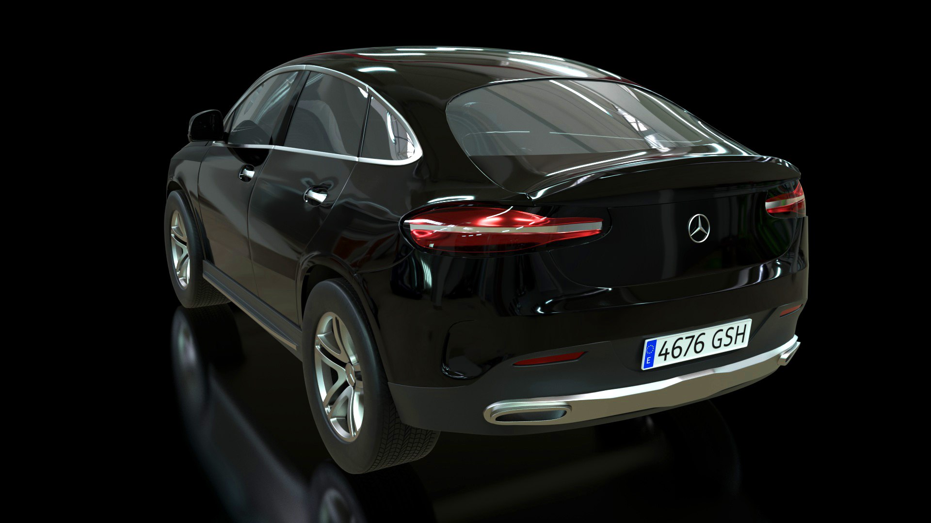 3D Mercedes GLE AMG Coupe 2018 Model - TurboSquid 2231310