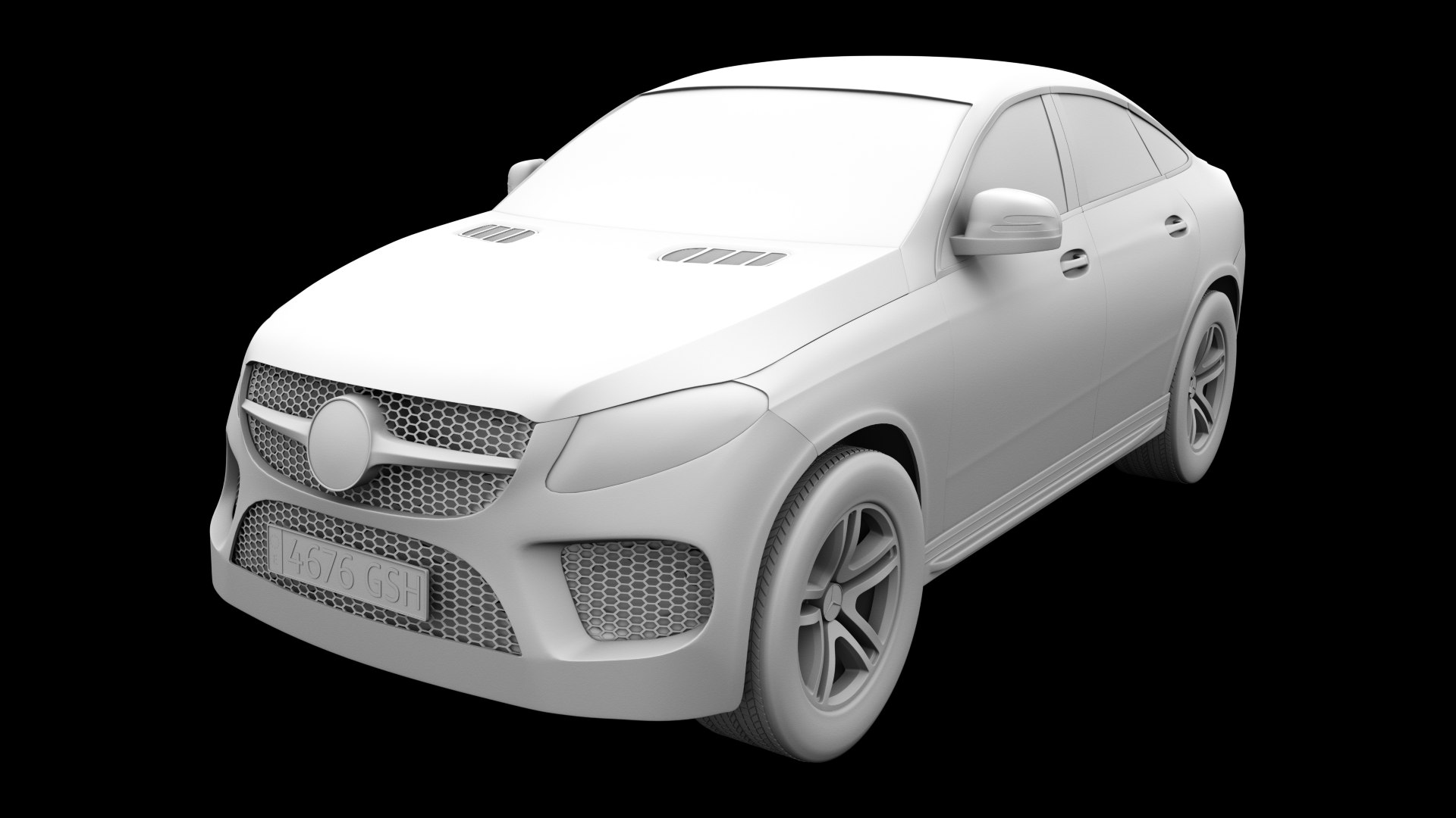 3D Mercedes GLE AMG Coupe 2018 Model - TurboSquid 2231310