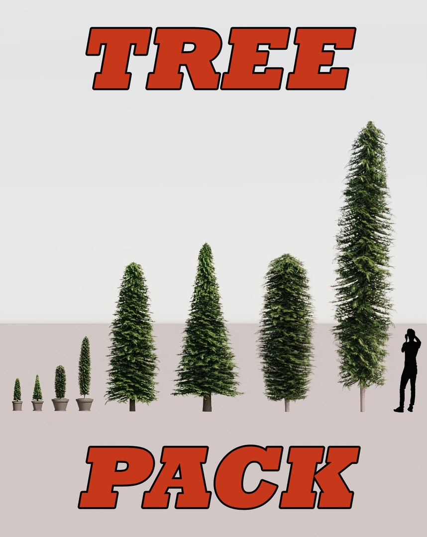 Tree Pack 2 3D - TurboSquid 2171113