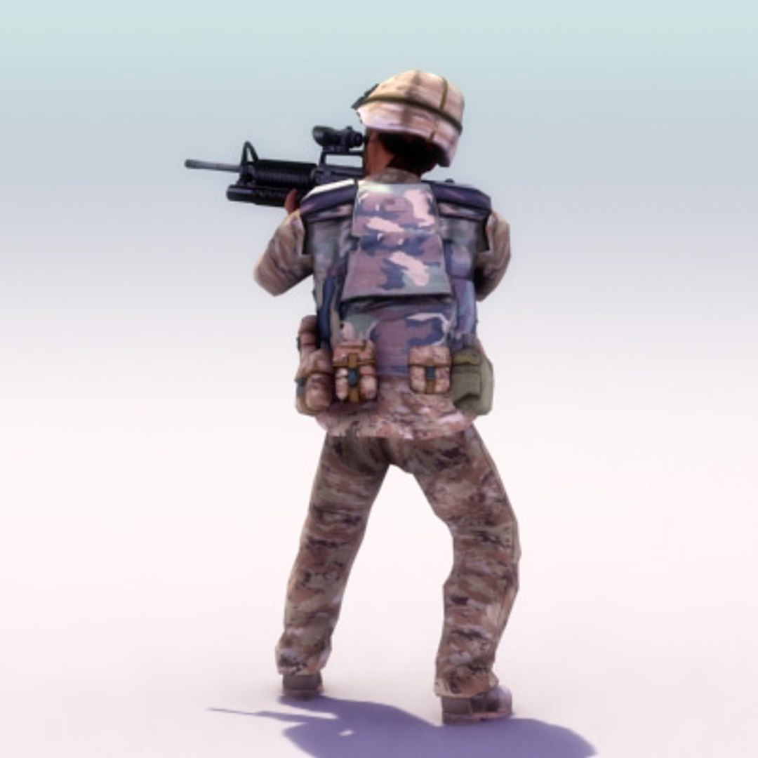 3d Usmc Female Model