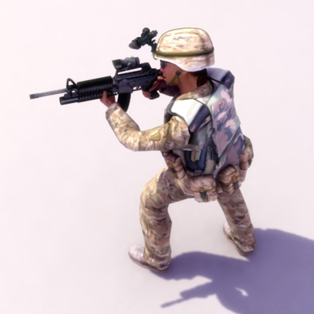 3d Usmc Female Model