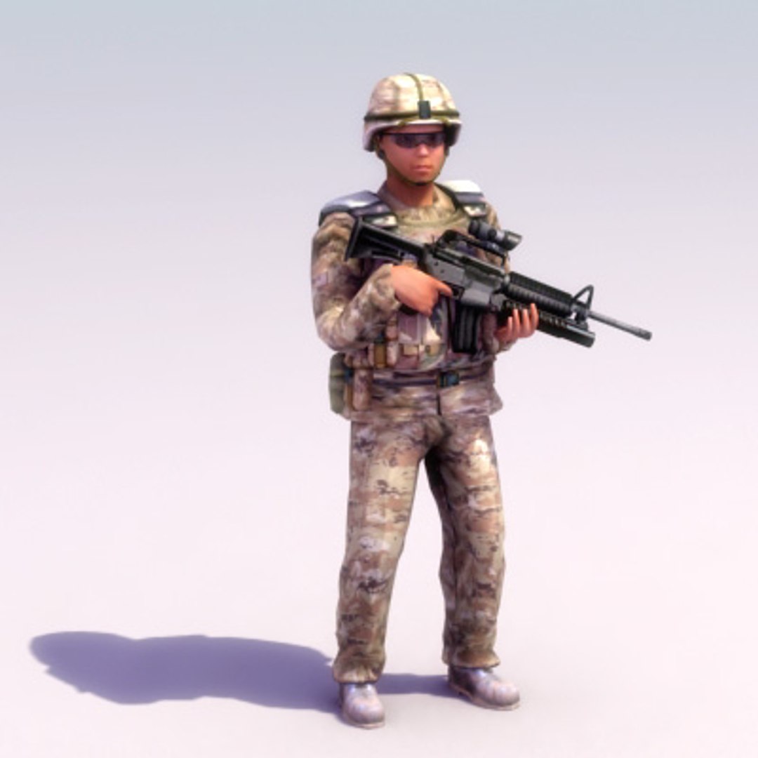 3d Usmc Female Model