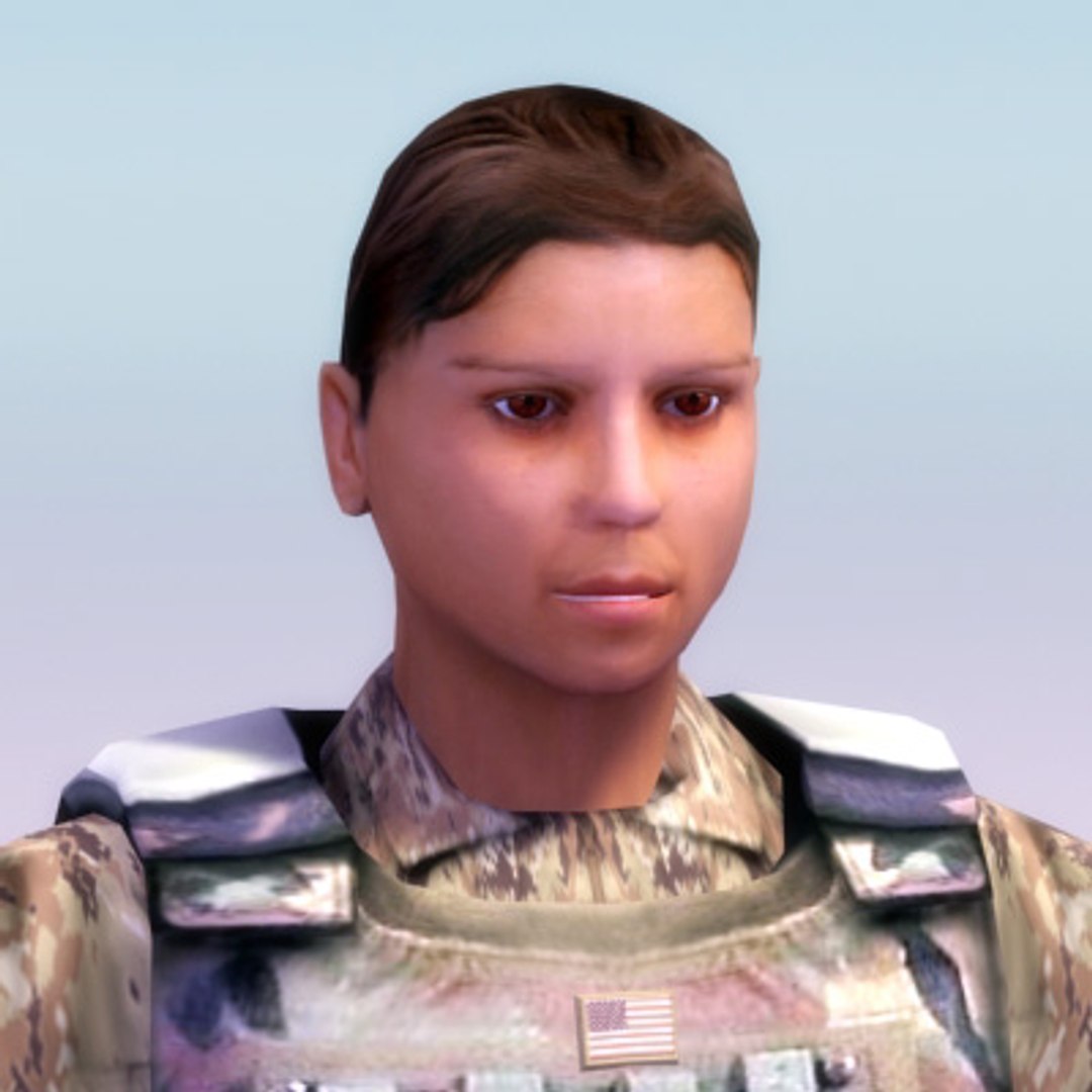 3d usmc female model