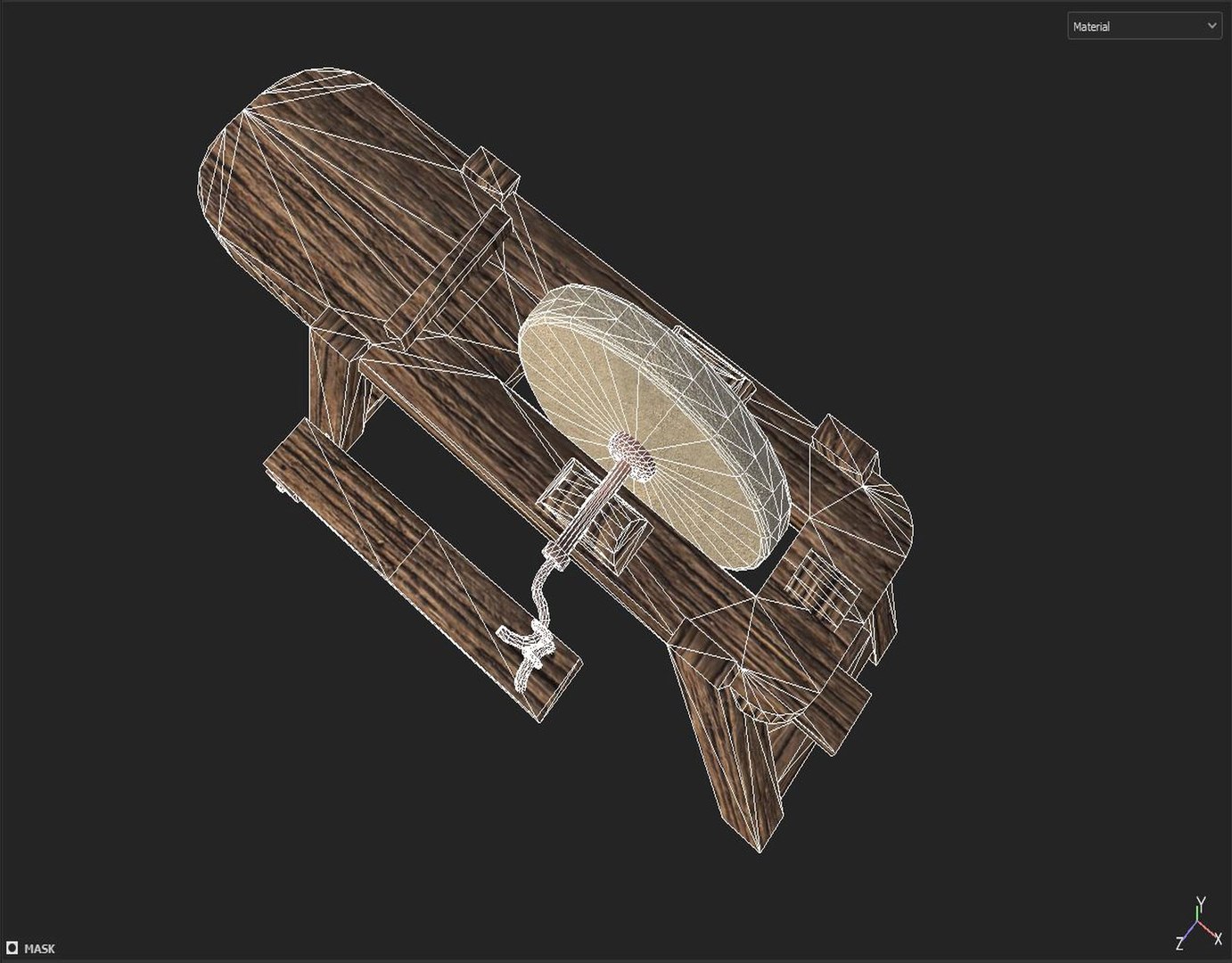 3D Grindstone Model - TurboSquid 2248061