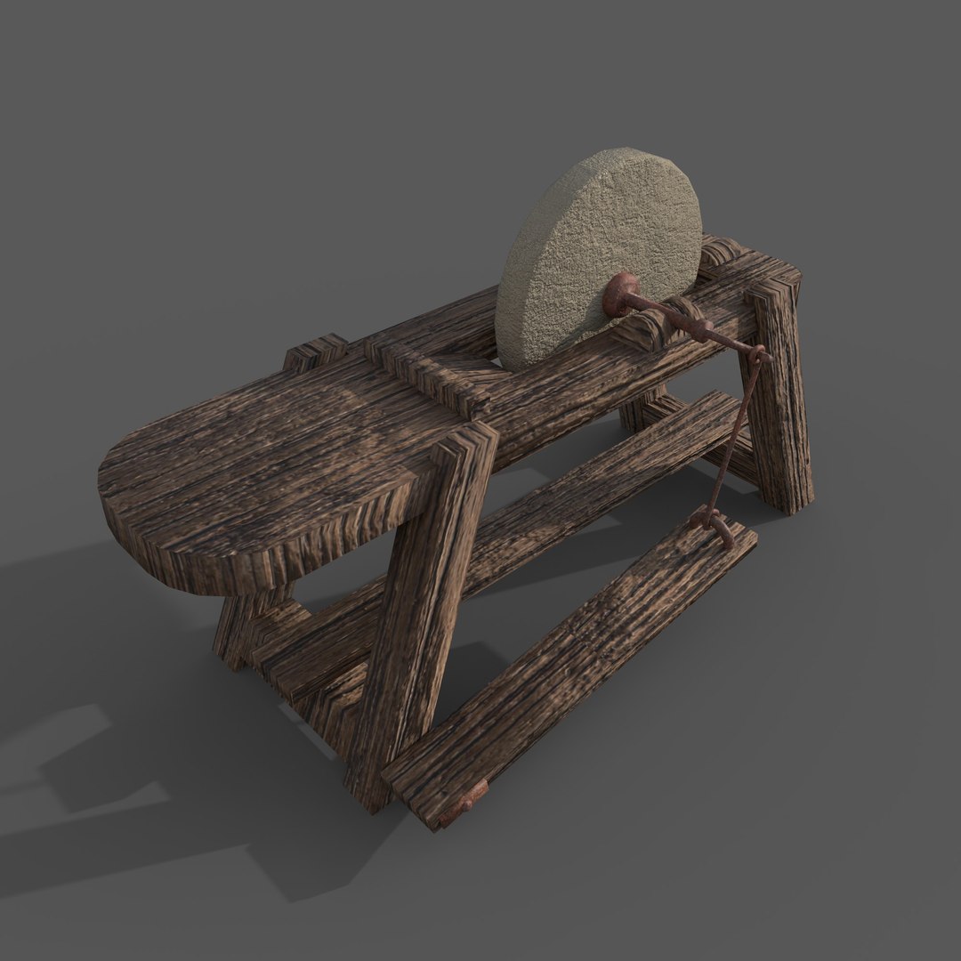 3D Grindstone Model - TurboSquid 2248061