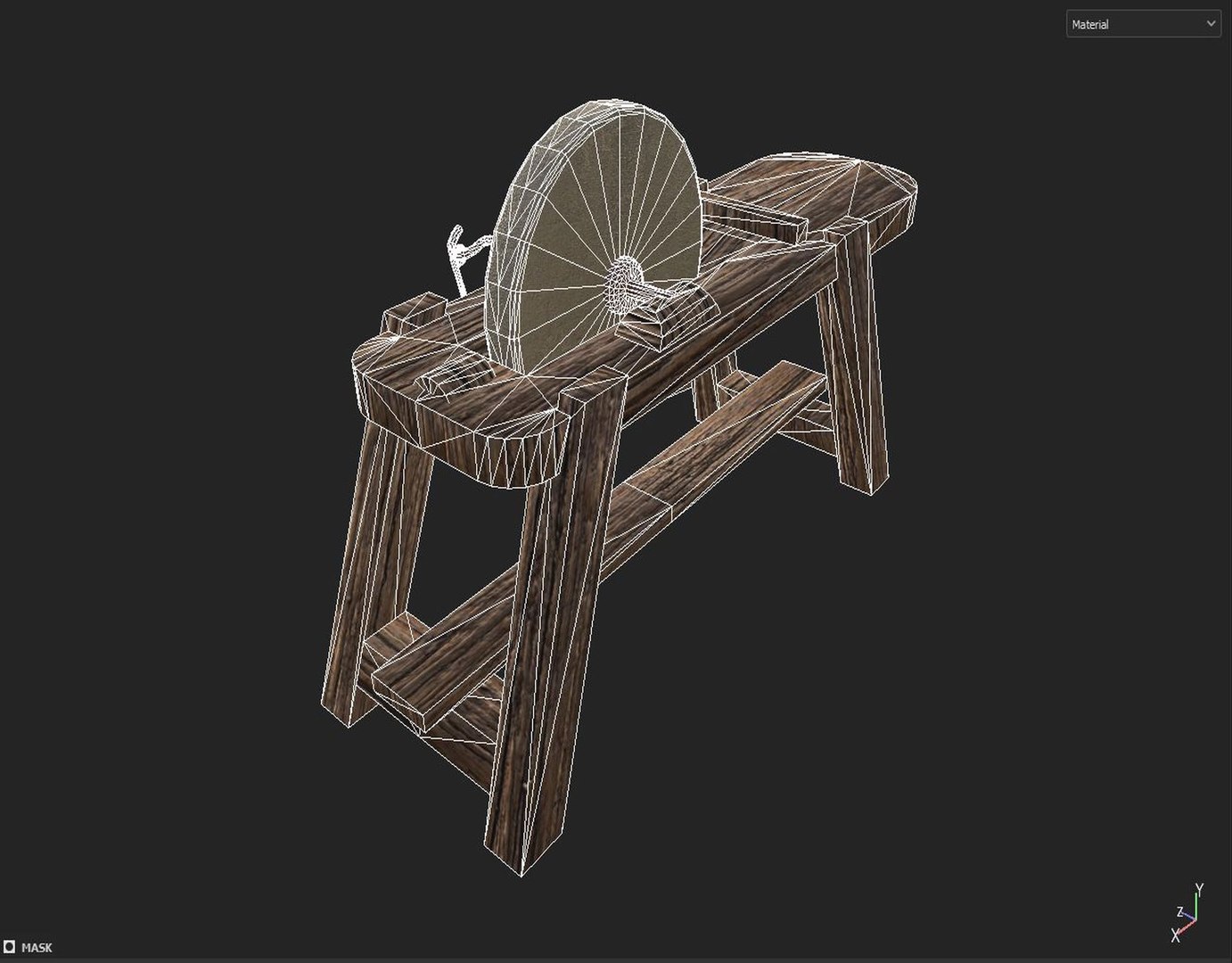 3D Grindstone Model - TurboSquid 2248061