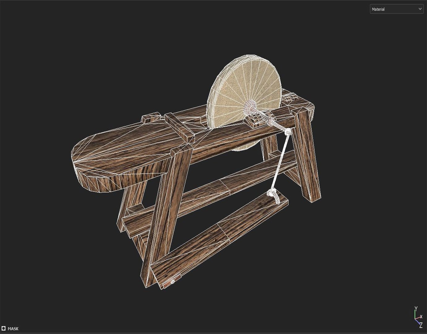 3D Grindstone Model - TurboSquid 2248061