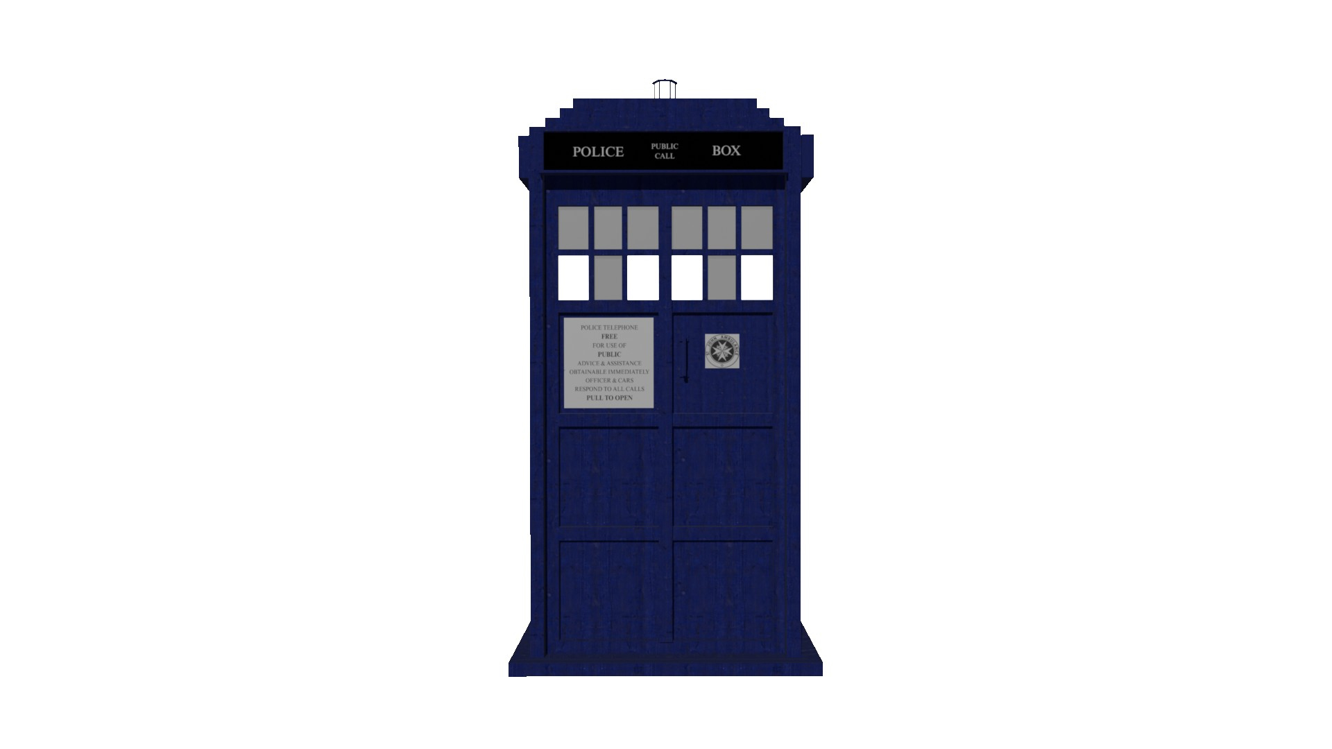 3D Tardis - TurboSquid 2413020