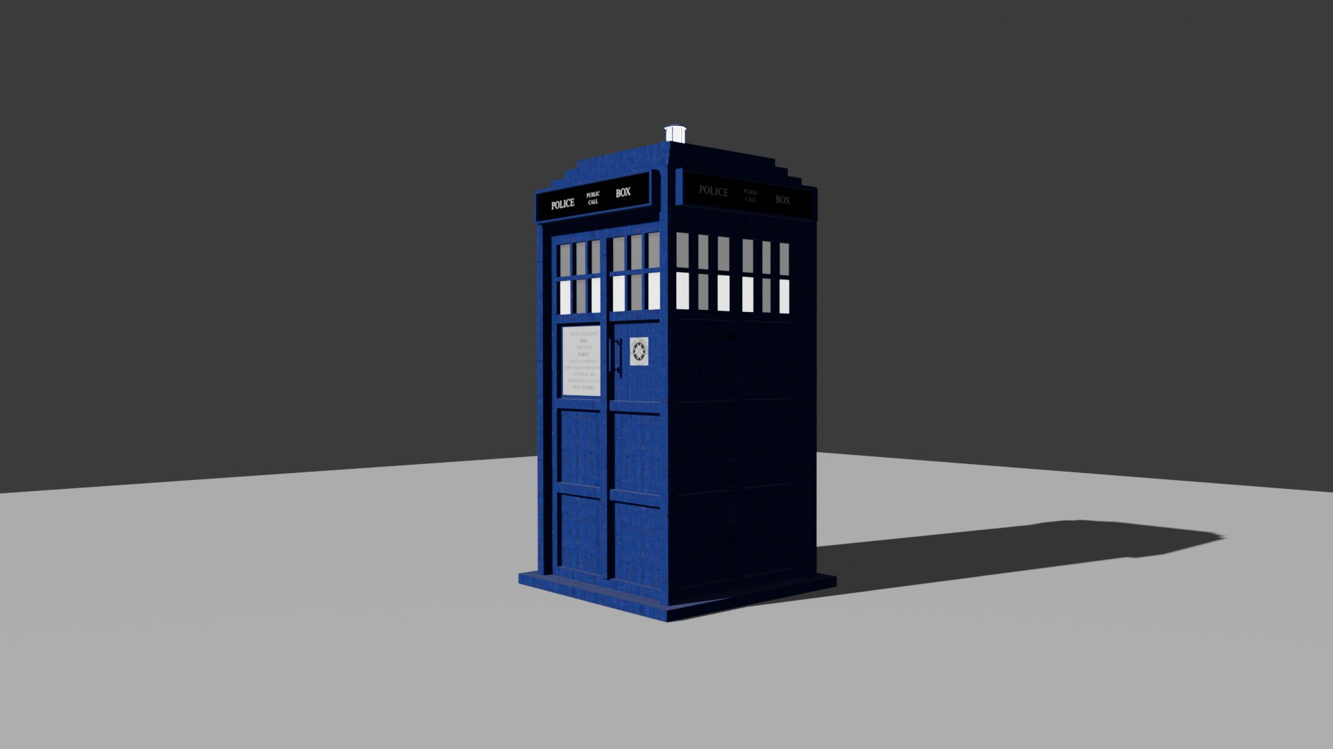3D Tardis - TurboSquid 2413020