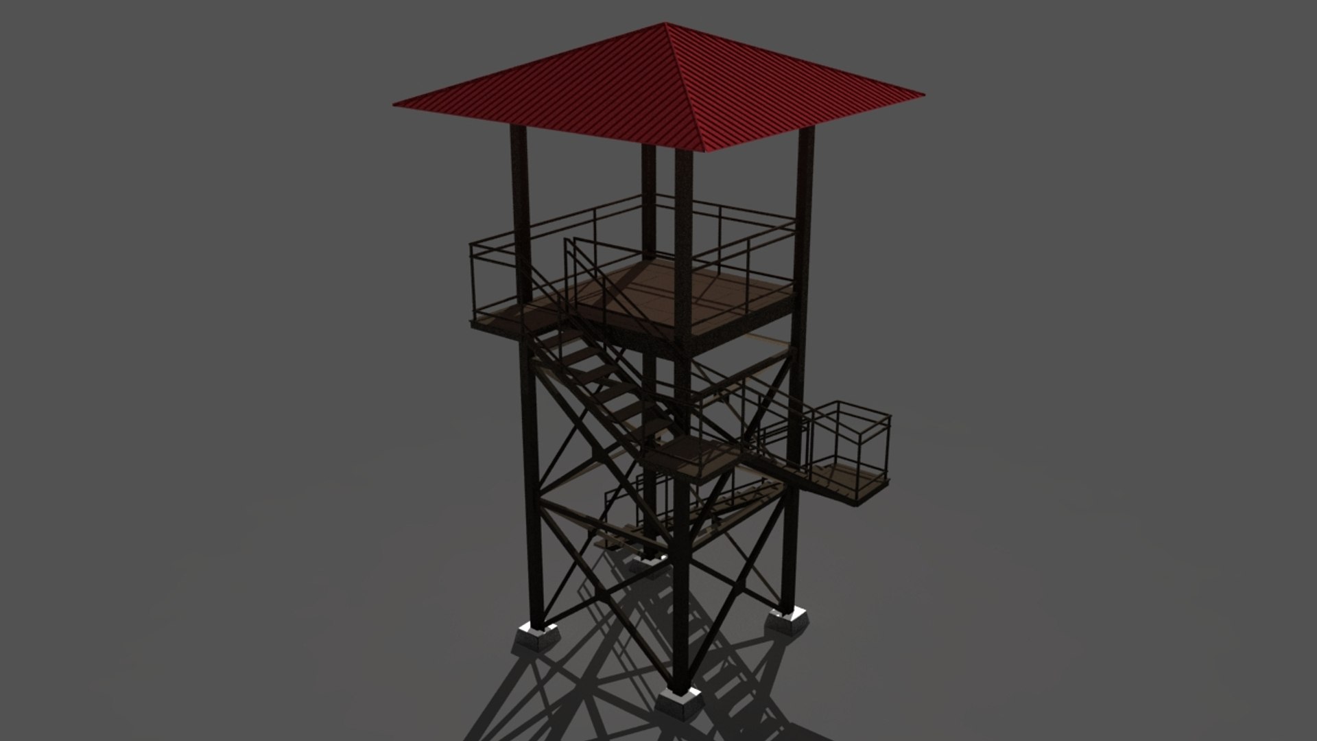 3d Guard Tower
