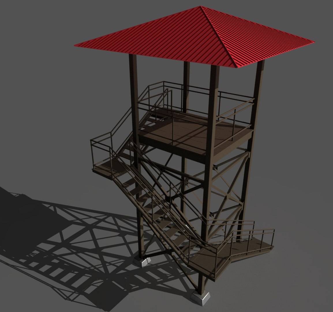 3d Guard Tower
