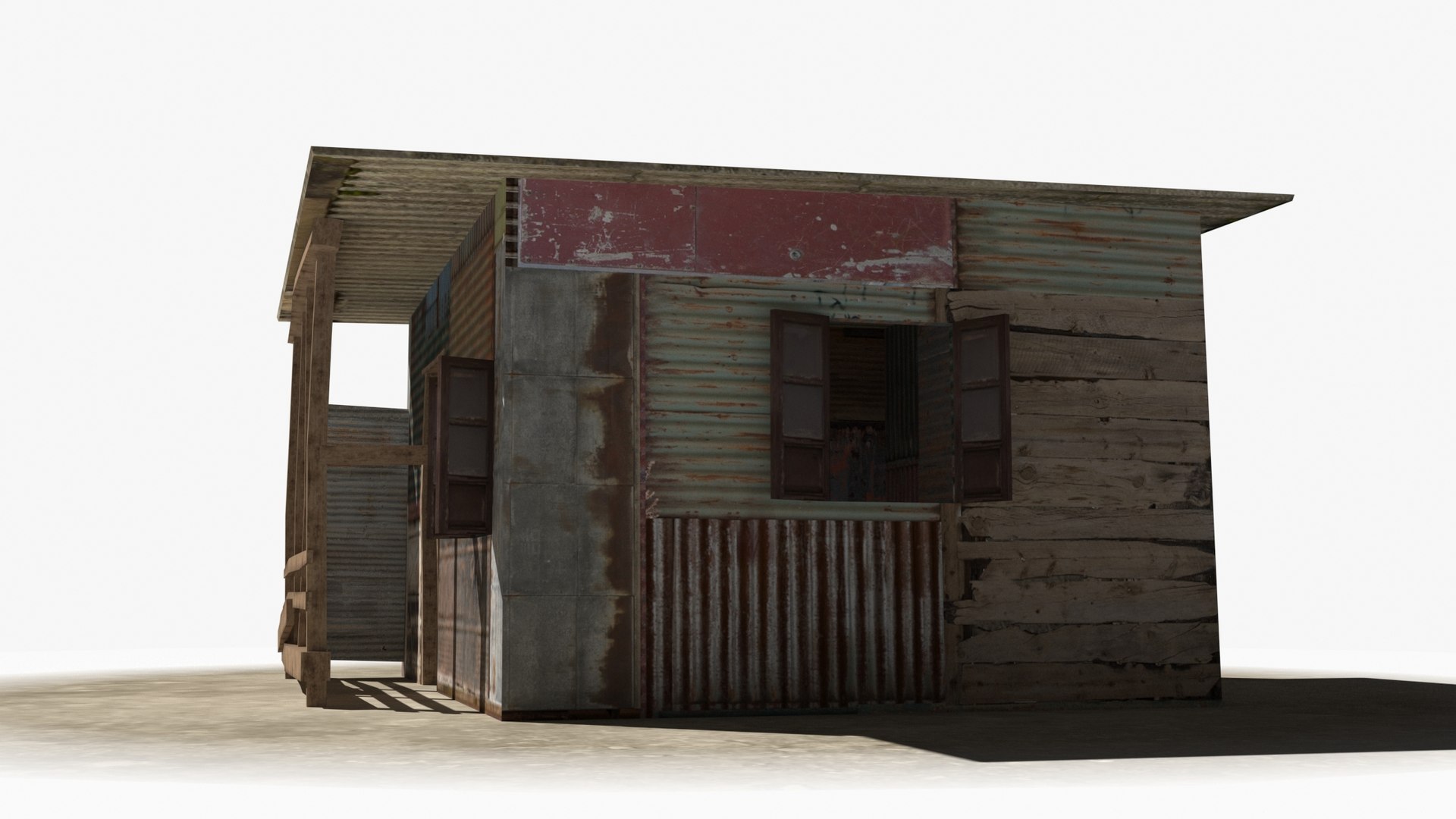 3D Slum X23 Model - TurboSquid 2301246
