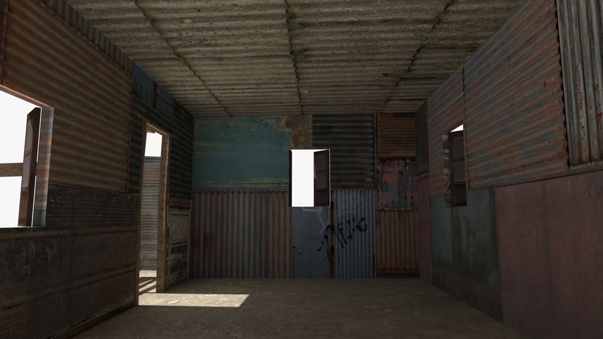 3D Slum X23 Model - TurboSquid 2301246