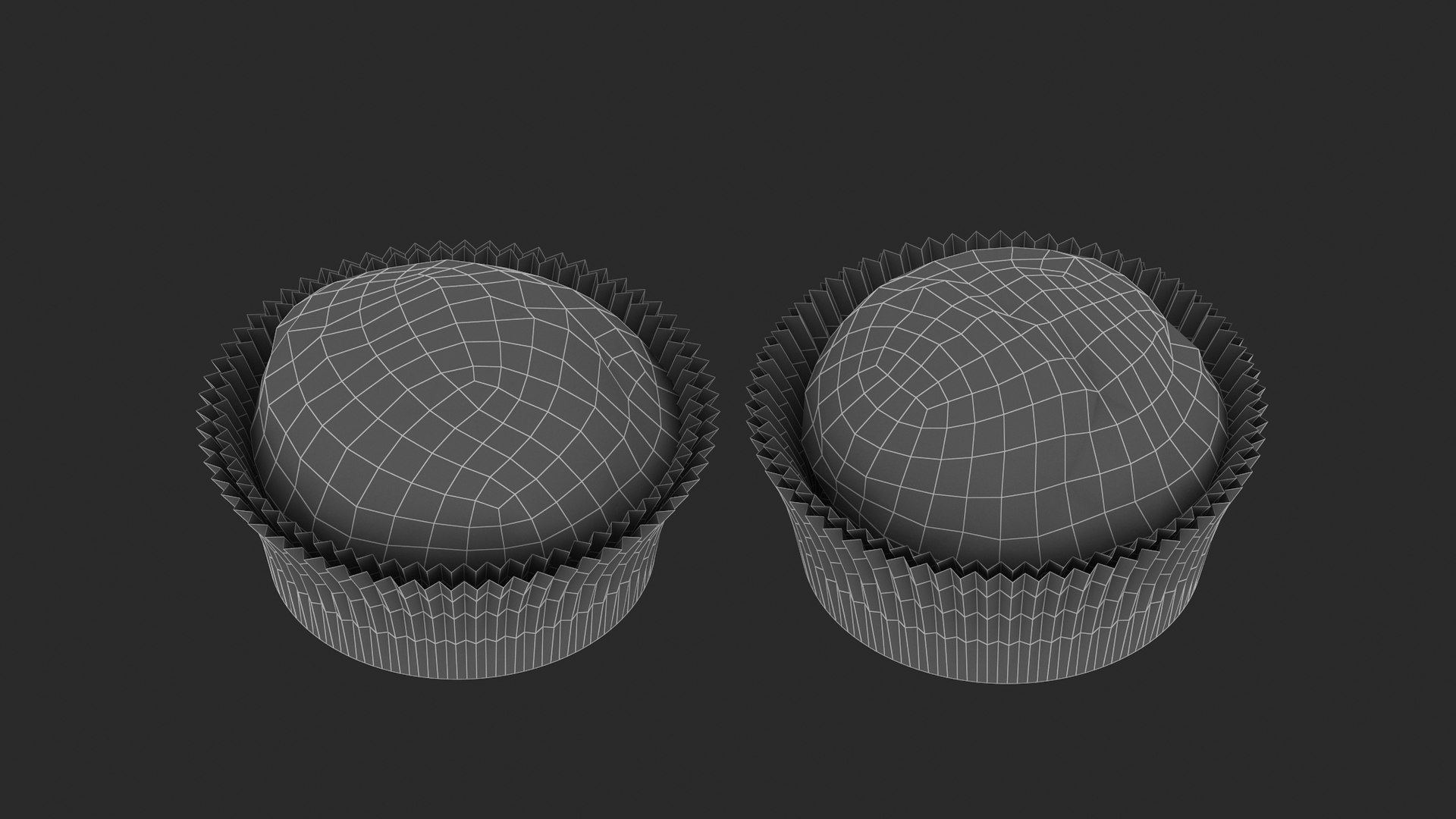 Muffin Low Poly 3D model - TurboSquid 2096550