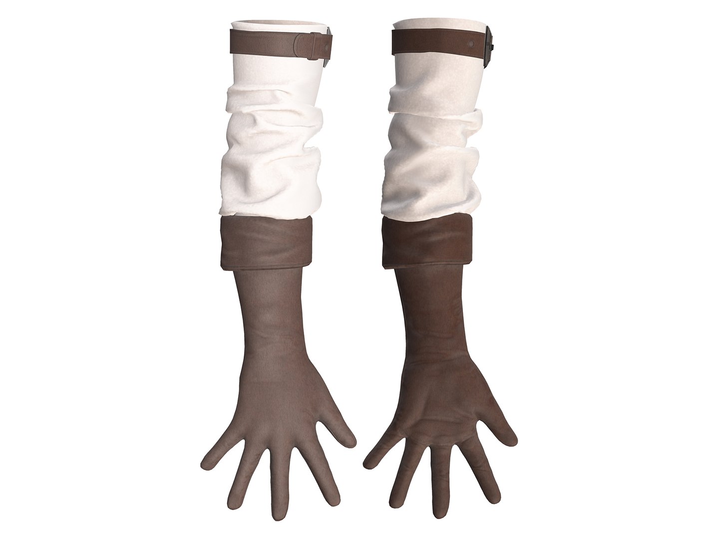 Female Warrior Pants Dagger Boots Top Gloves Outfit Model - TurboSquid ...