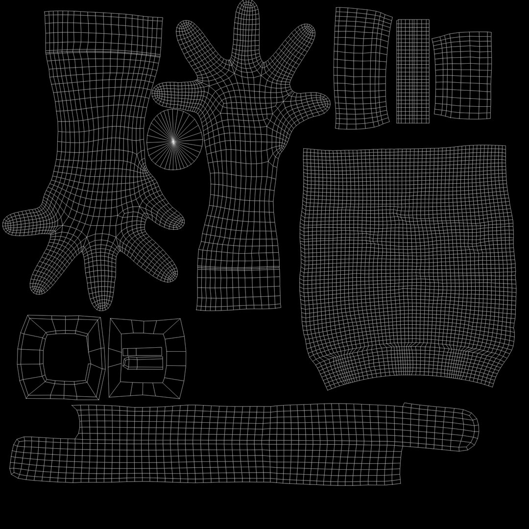 Female Warrior Pants Dagger Boots Top Gloves Outfit Model - TurboSquid ...