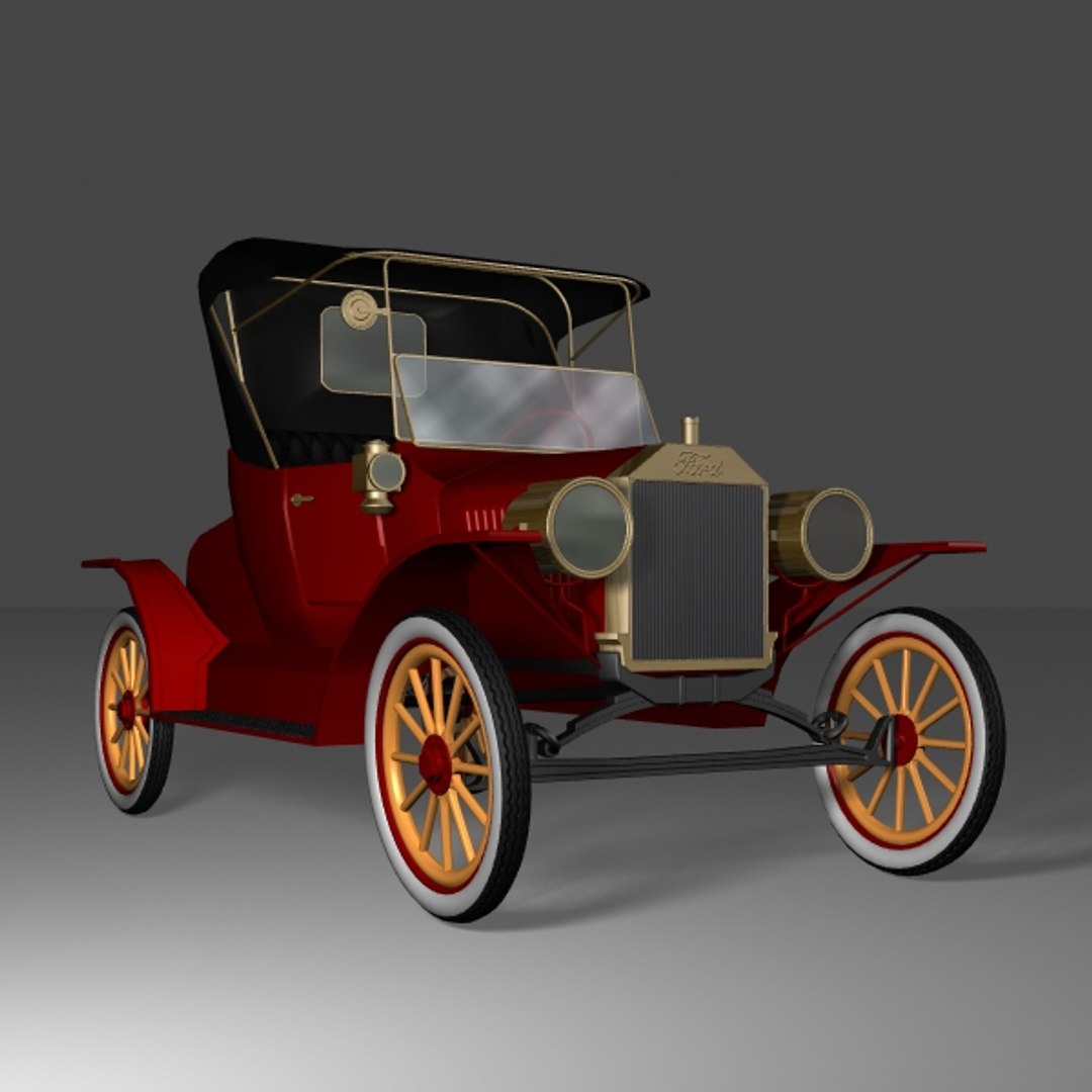 car antique 3d model