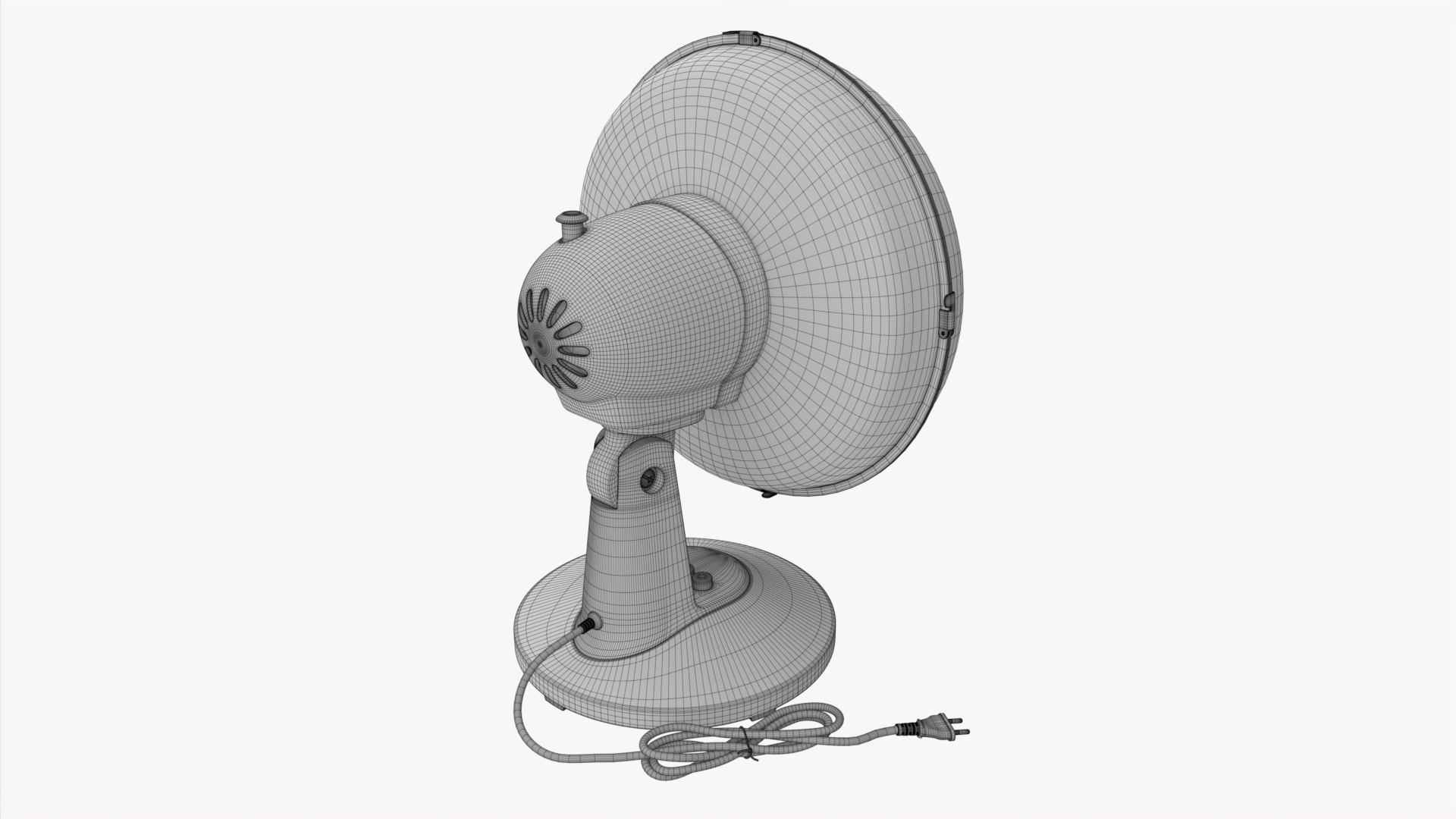 3D Table Fan Gray - TurboSquid 1952341