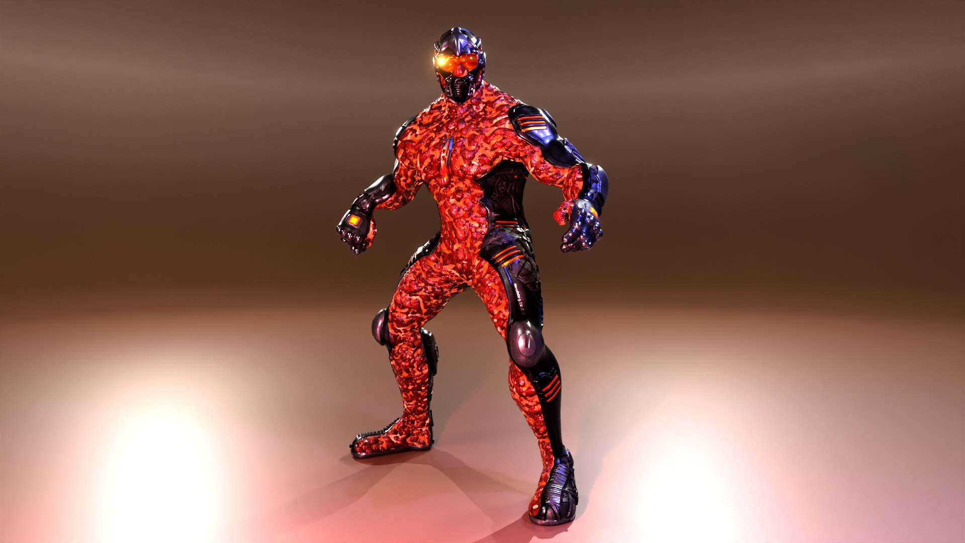 MechOrg Humanoid Cyborg Creature Rigged 3D Character 3D - TurboSquid ...