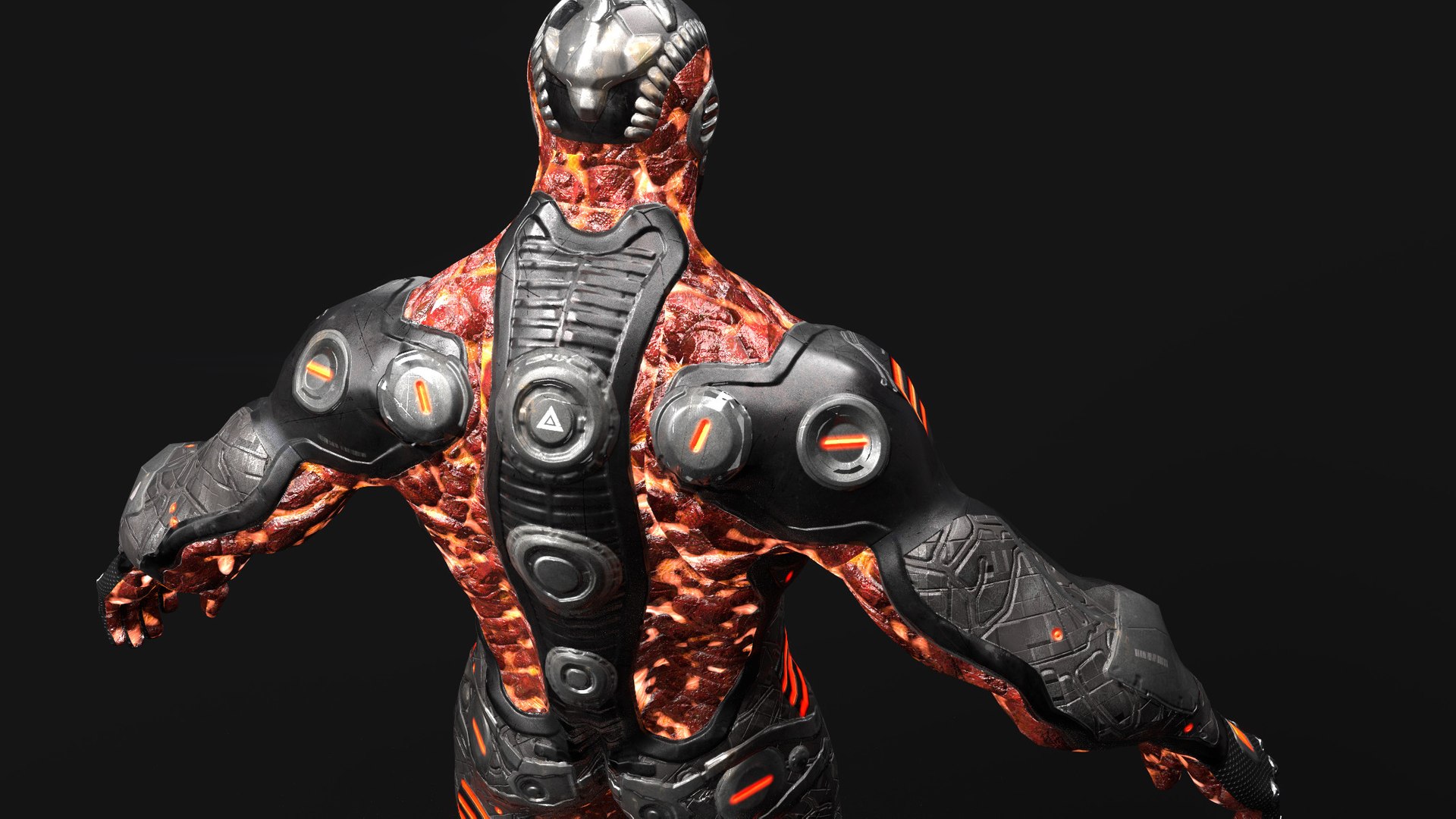 MechOrg Humanoid Cyborg Creature Rigged 3D Character 3D - TurboSquid ...