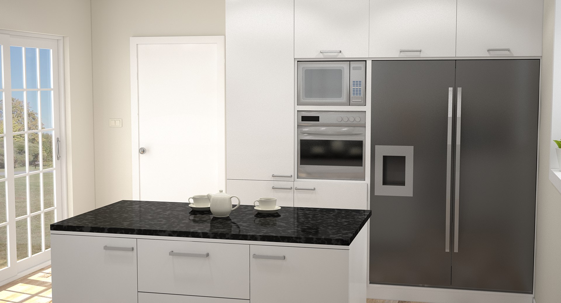 Modern Kitchen Interior Model - TurboSquid 1214766