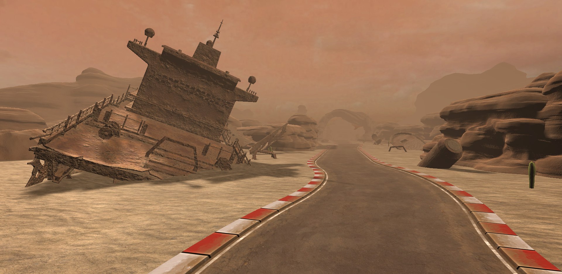 3D Desert Racing Roads Model - TurboSquid 1743456