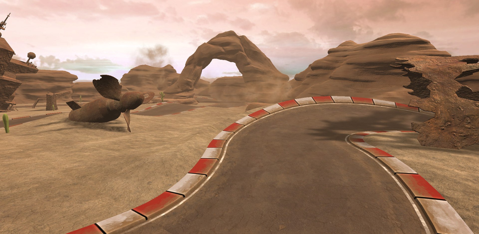 3D Desert Racing Roads Model - TurboSquid 1743456