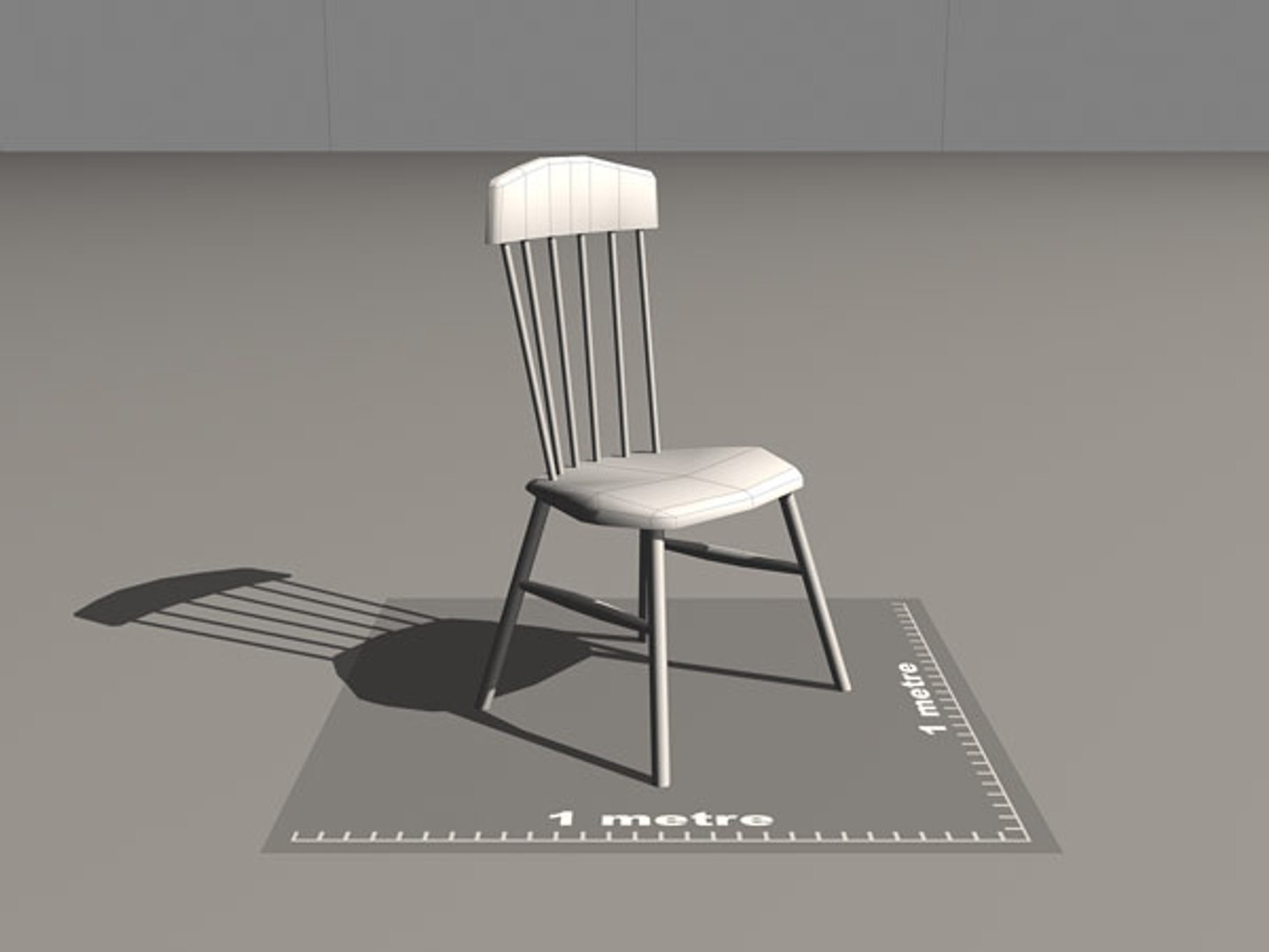 3d breakable chair model