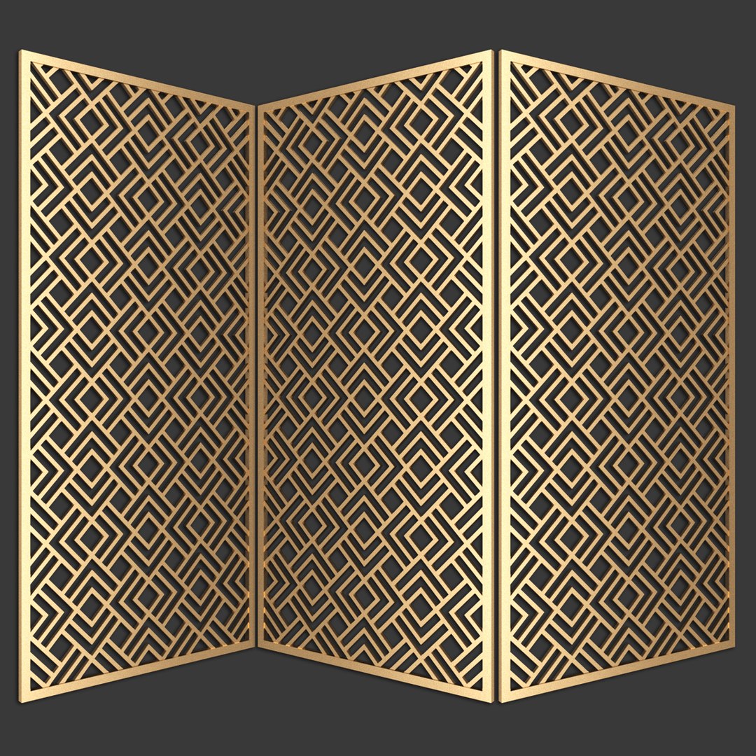 3D Decorative Partitions Model - TurboSquid 1501890