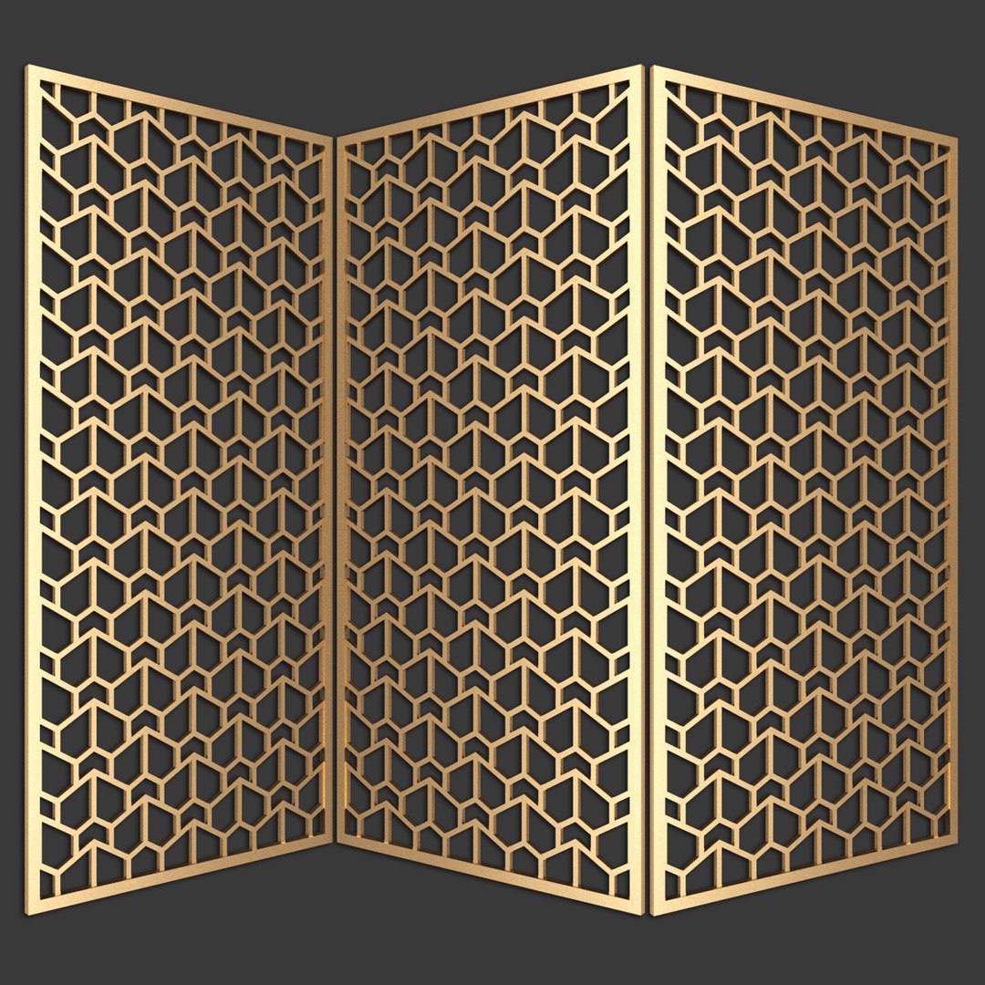 3D Decorative Partitions Model - TurboSquid 1501890