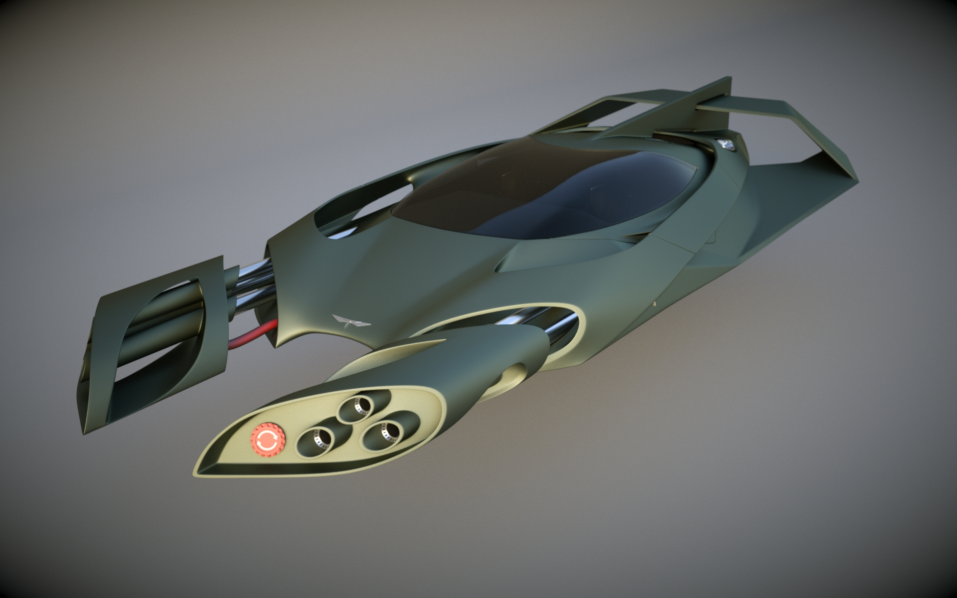 3d model fighter originally designed