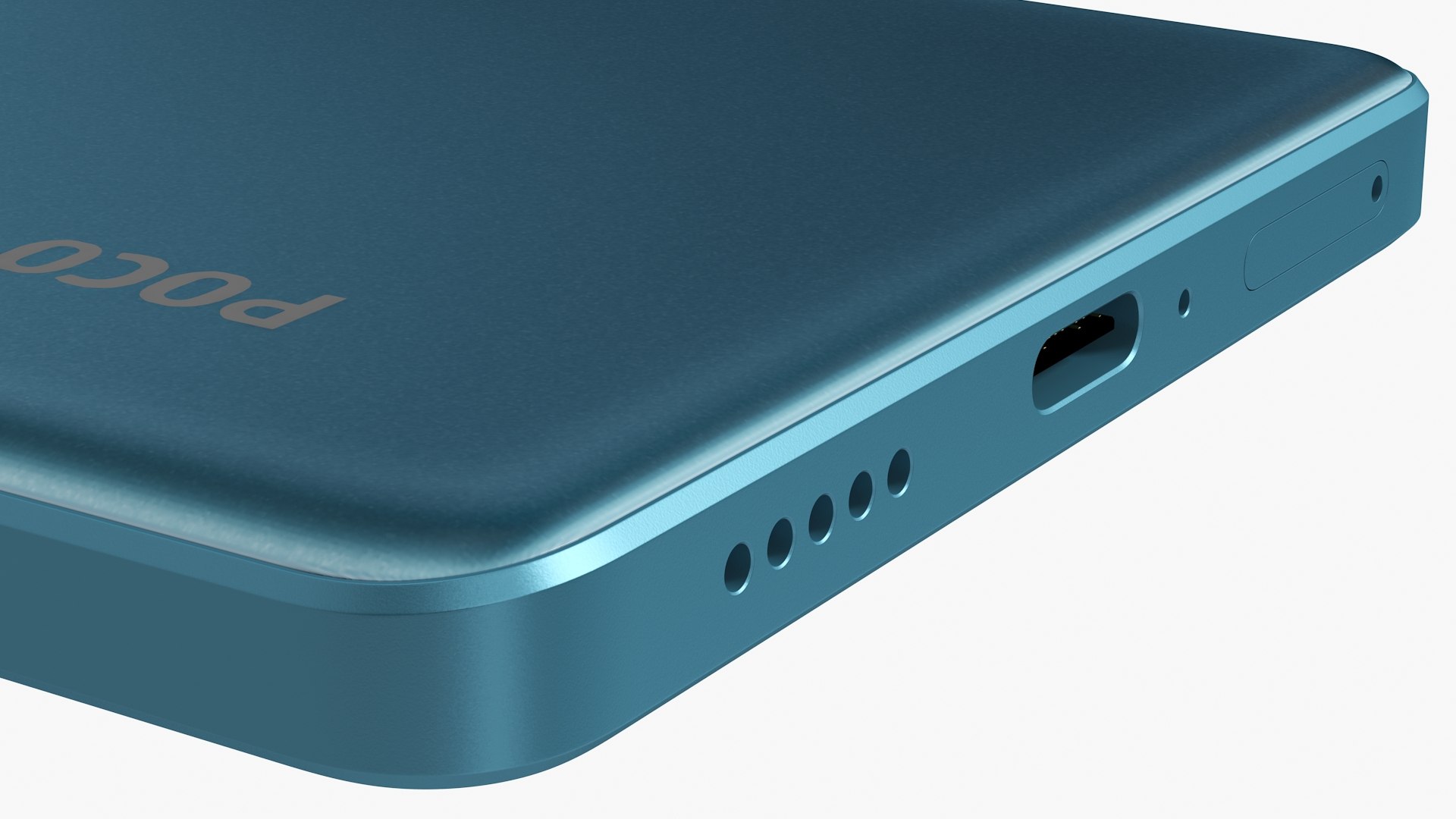 3D Xiaomi Poco F5 Blue Model - TurboSquid 2069450