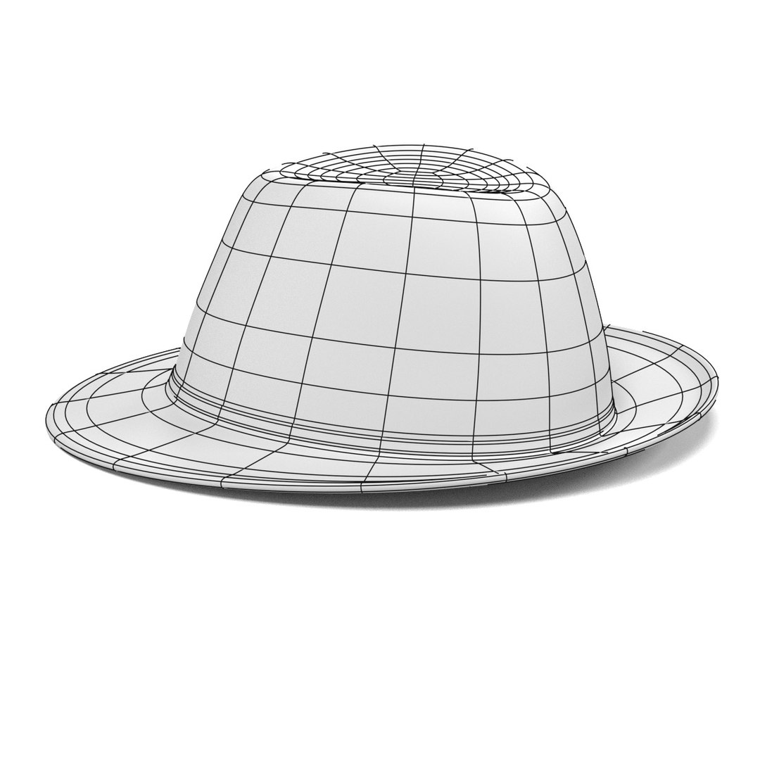 Fedora Hat 3d Model